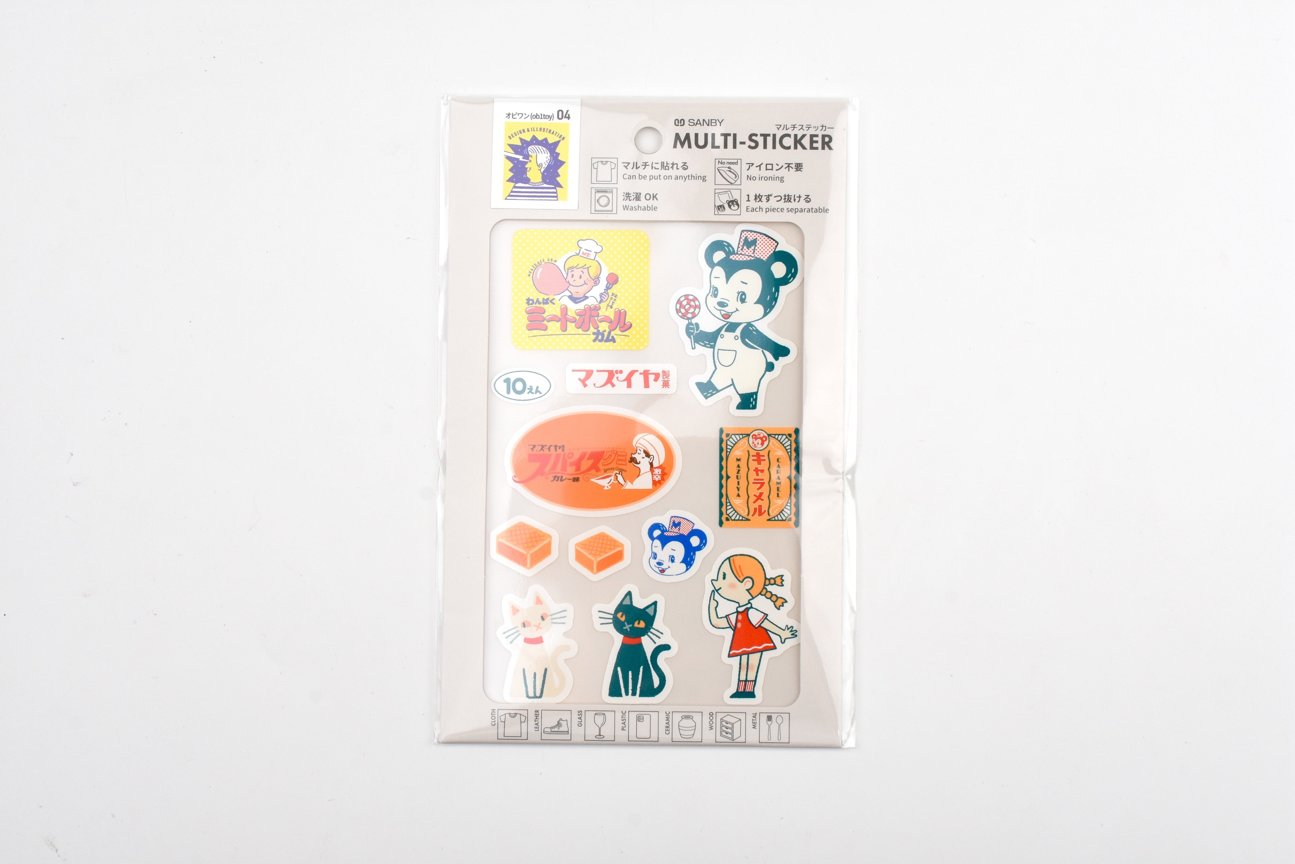 SANBY x Ob1 Multi-Sticker - Maziya – Yoseka Stationery