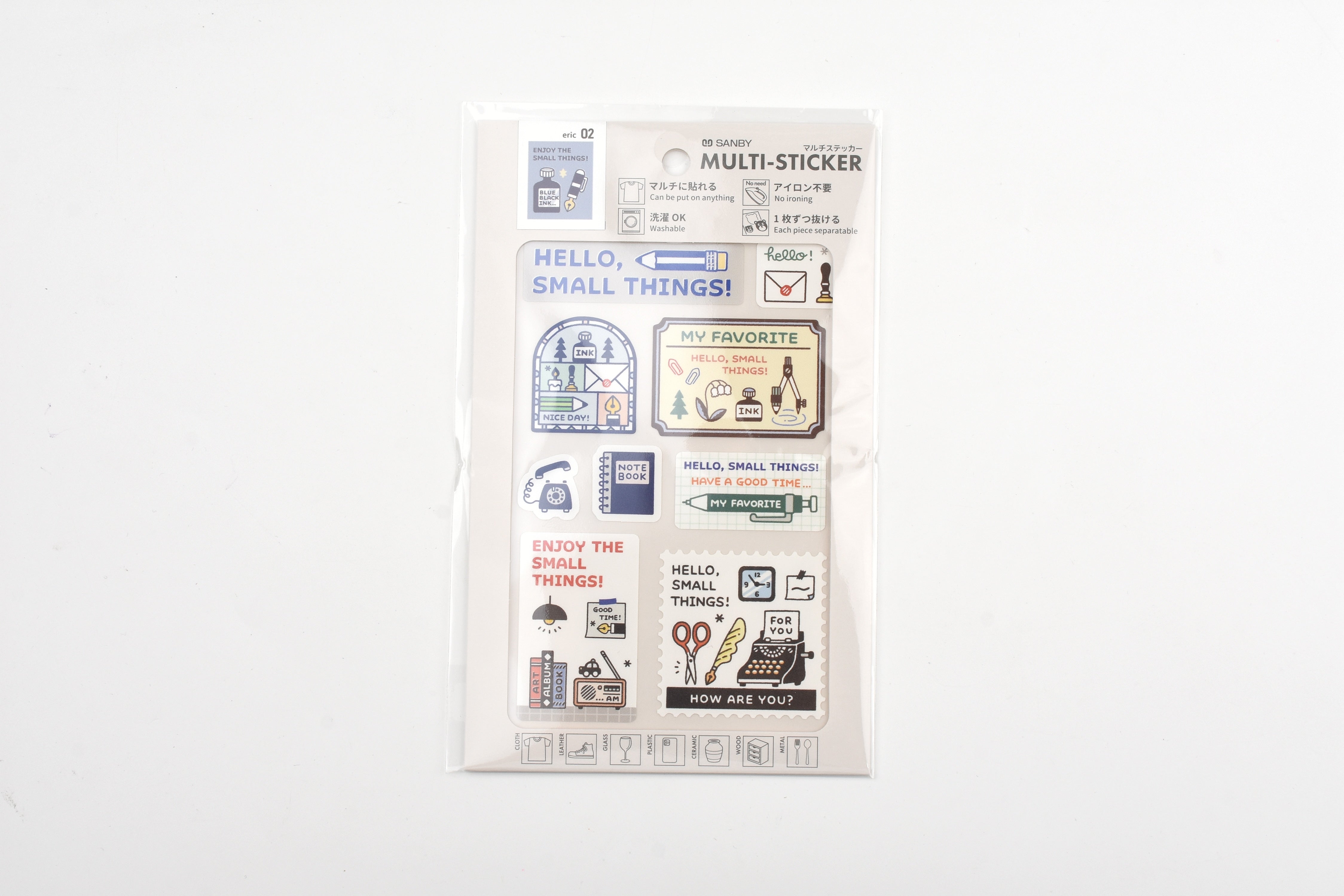 eric x SANBY Multi-Sticker - My Desk – Yoseka Stationery