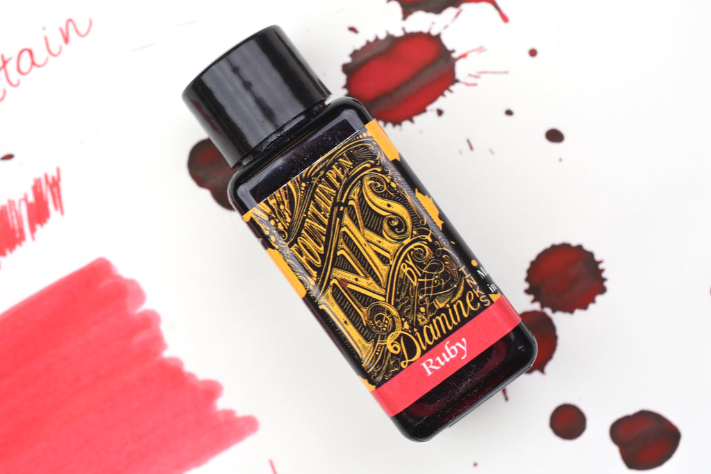 Diamine Fountain Pen Ink - Ruby - 30mL – Yoseka Stationery