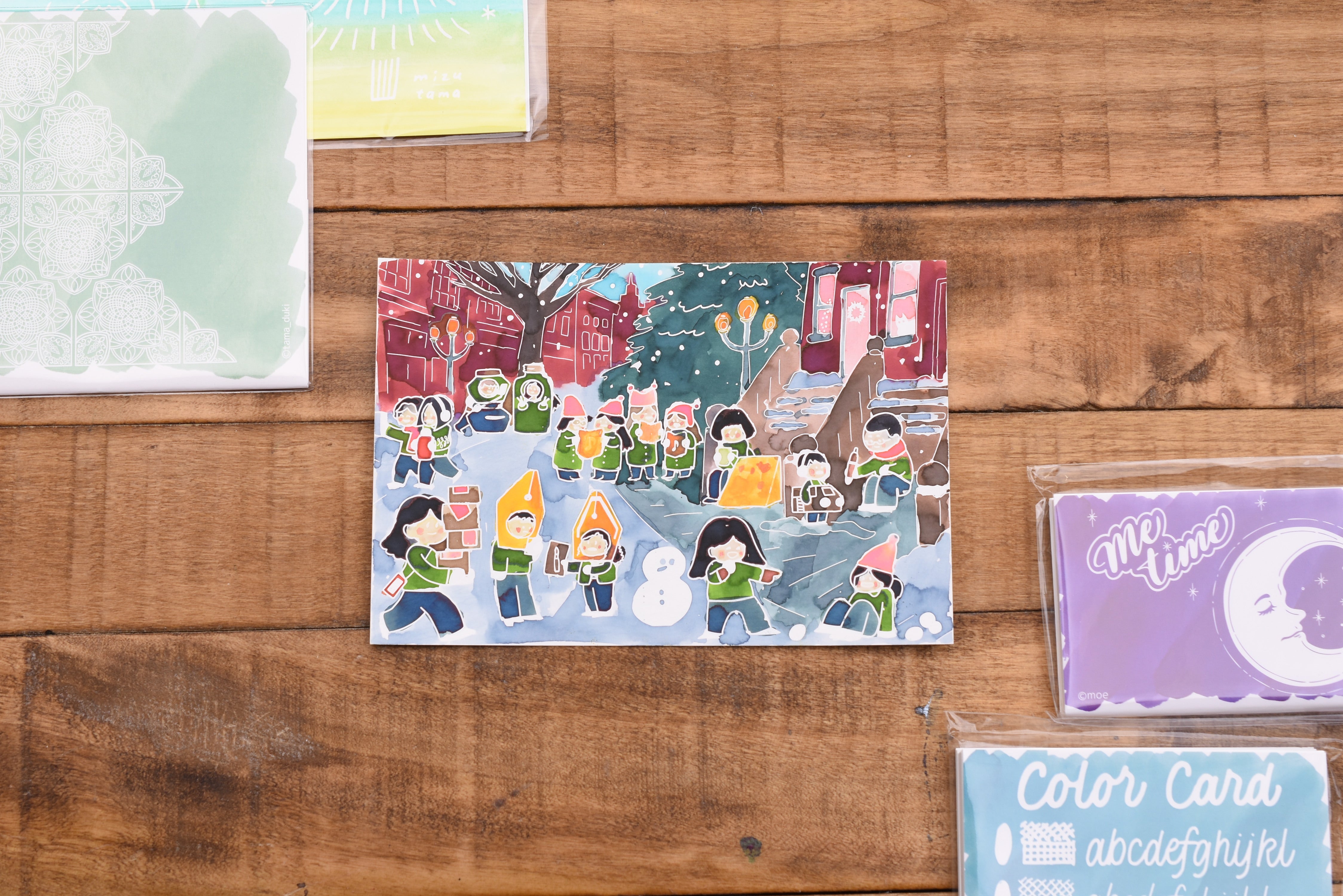Holiday Postcard Collab with Nouto! – Yoseka Stationery