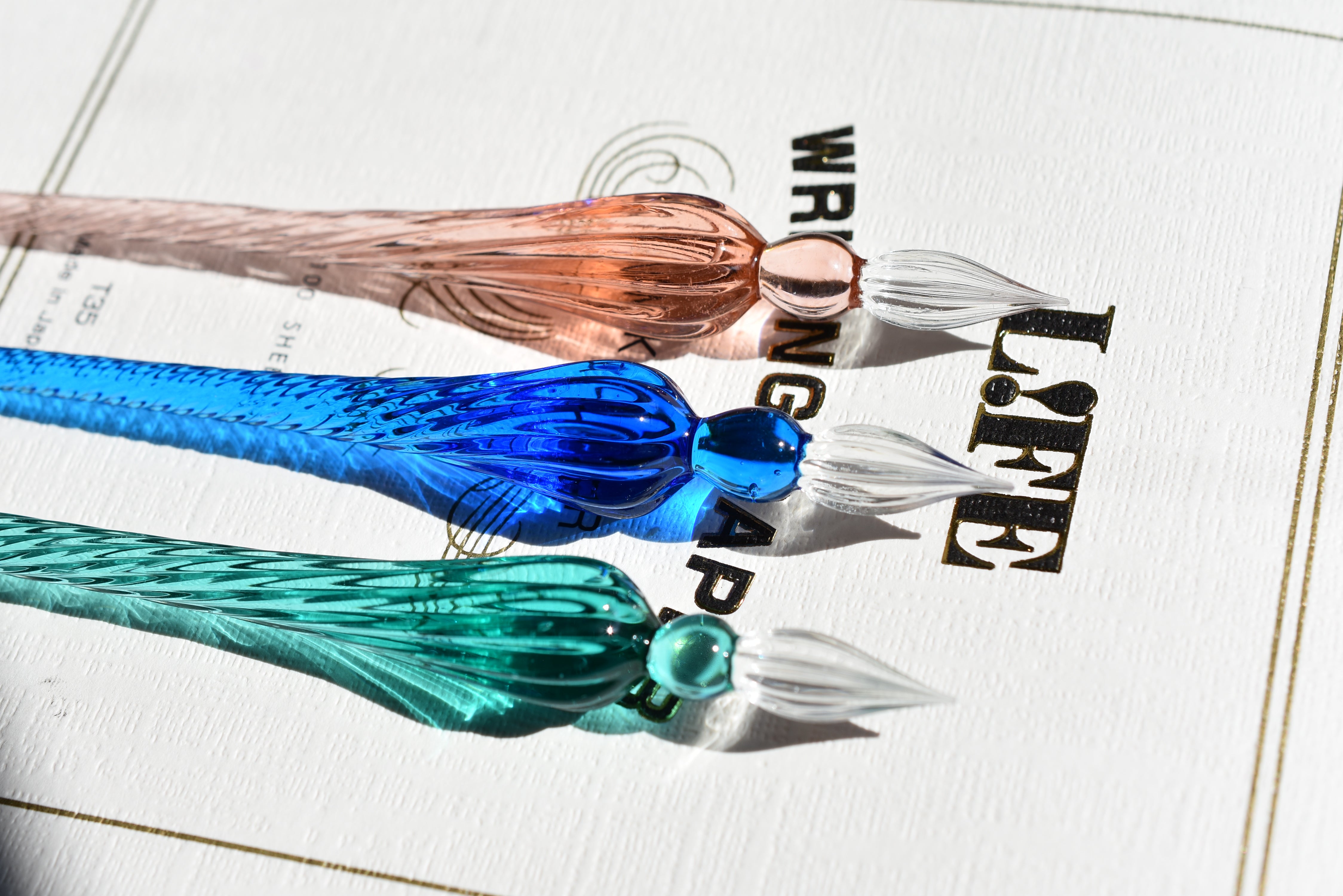 A Brief History of Glass Pens – Yoseka Stationery
