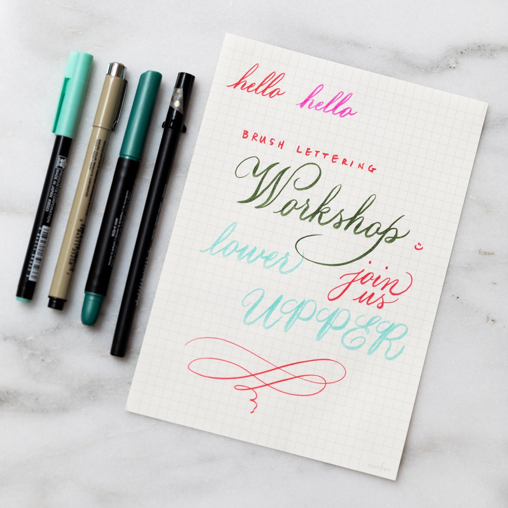 September Calligraphy Workshops With Becky – Yoseka Stationery