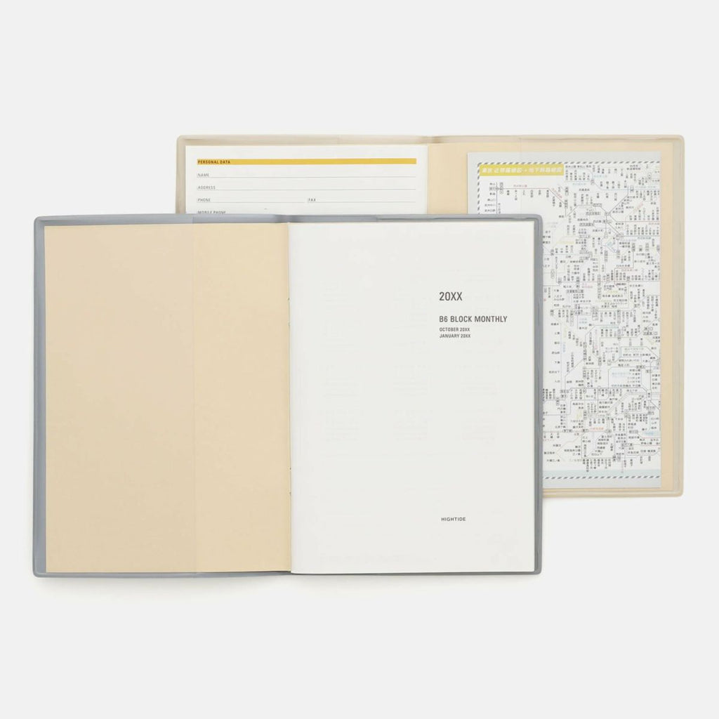 Hightide Diary Iris 2024 - B6 Monthly – Yoseka Stationery