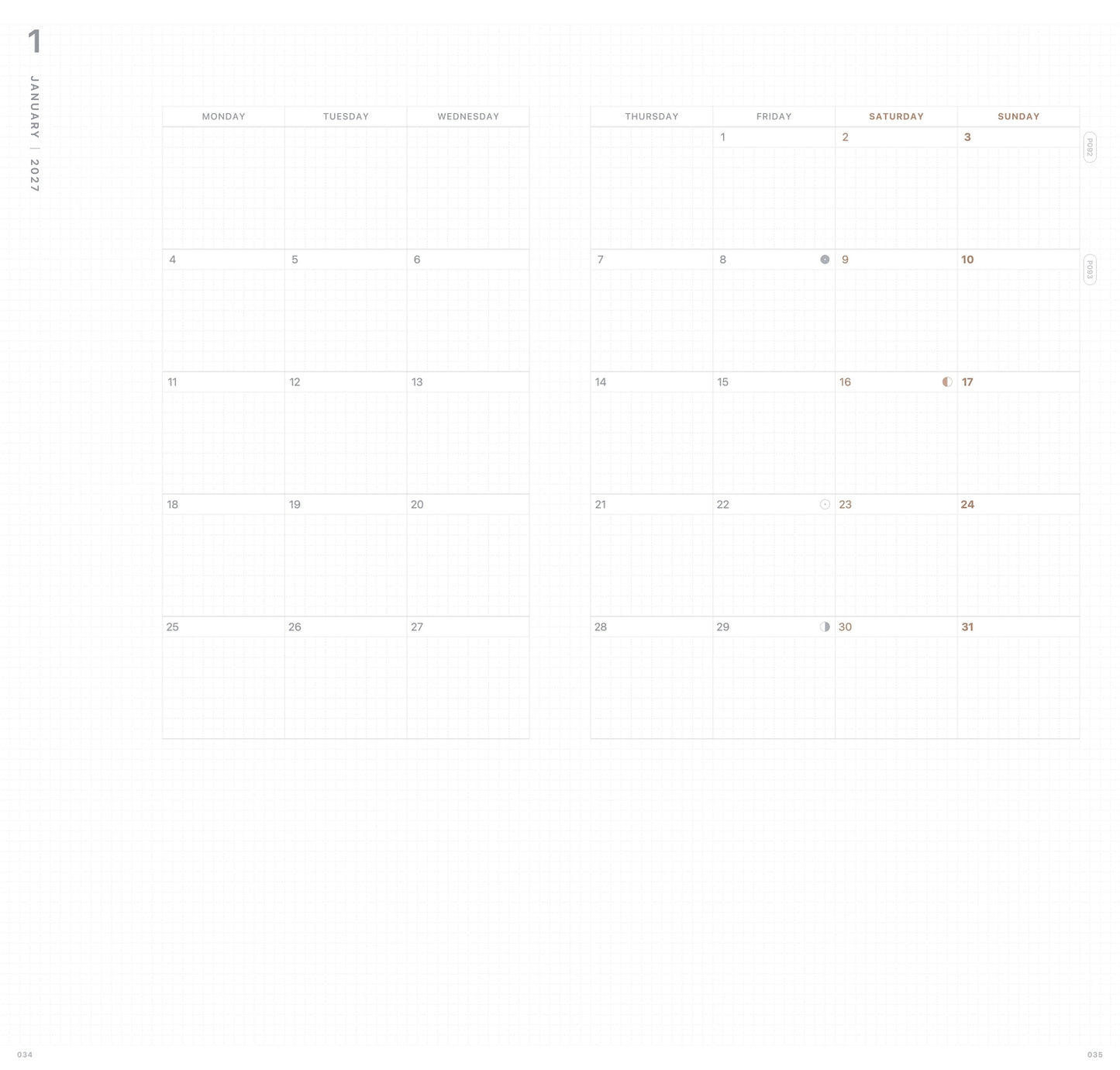 Take A Note 2026 - Slim Bi-weekly Planner - A5 Slim – Yoseka Stationery