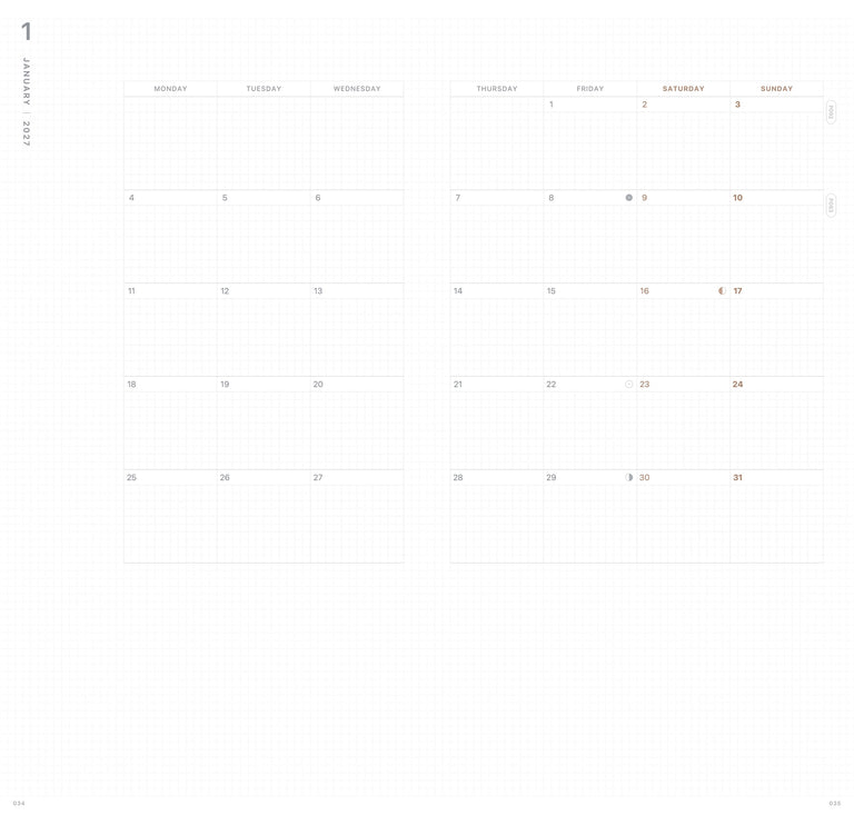 Take A Note 2026 - Slim Bi-weekly Planner - A5 Slim – Yoseka Stationery