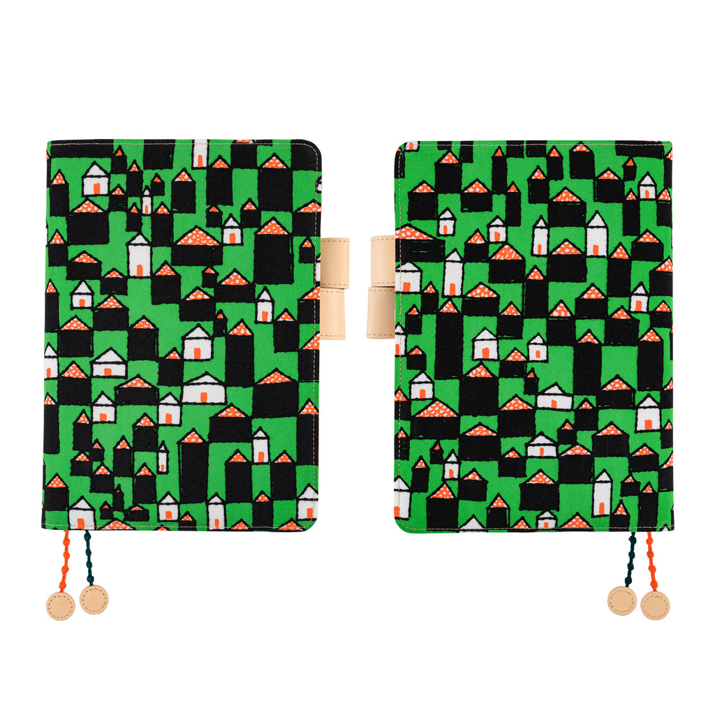 Hobonichi Cousin Cover 2025 - Mina Perhonen: Hutte - A5 – Yoseka Stationery