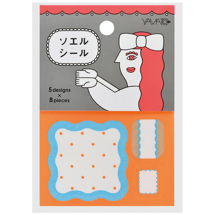Yamato Message Stickers - Soeru - Mix – Yoseka Stationery