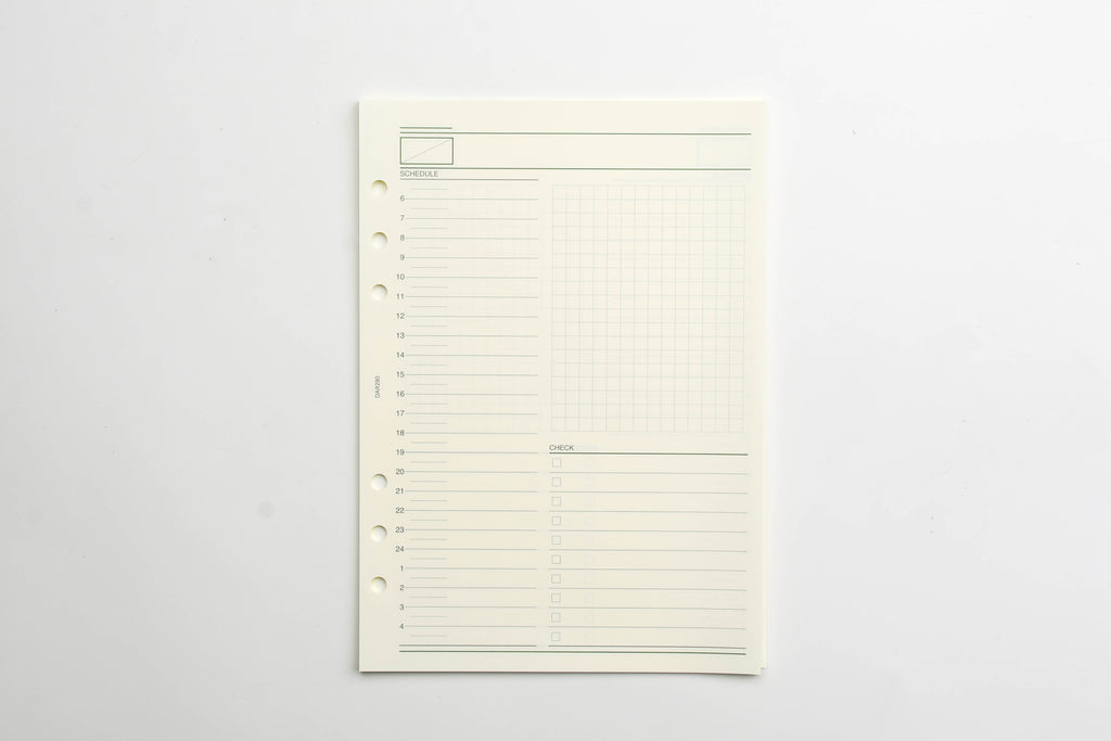 Raymay Davinci - A5 Size - Schedule Refills – Yoseka Stationery