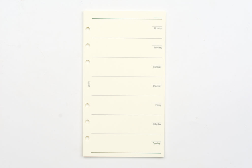 Raymay Davinci - Bible Size - Schedule Refills – Yoseka Stationery