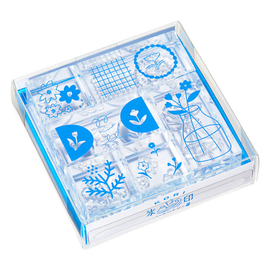 Hitotoki Kori Jirushi Clear Stamp Set - Set of 6 – Yoseka Stationery