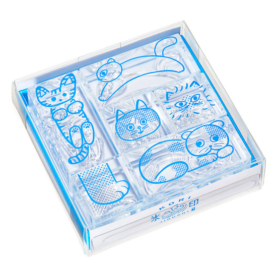 Hitotoki Kori Jirushi Clear Stamp Set - Set of 6 – Yoseka Stationery
