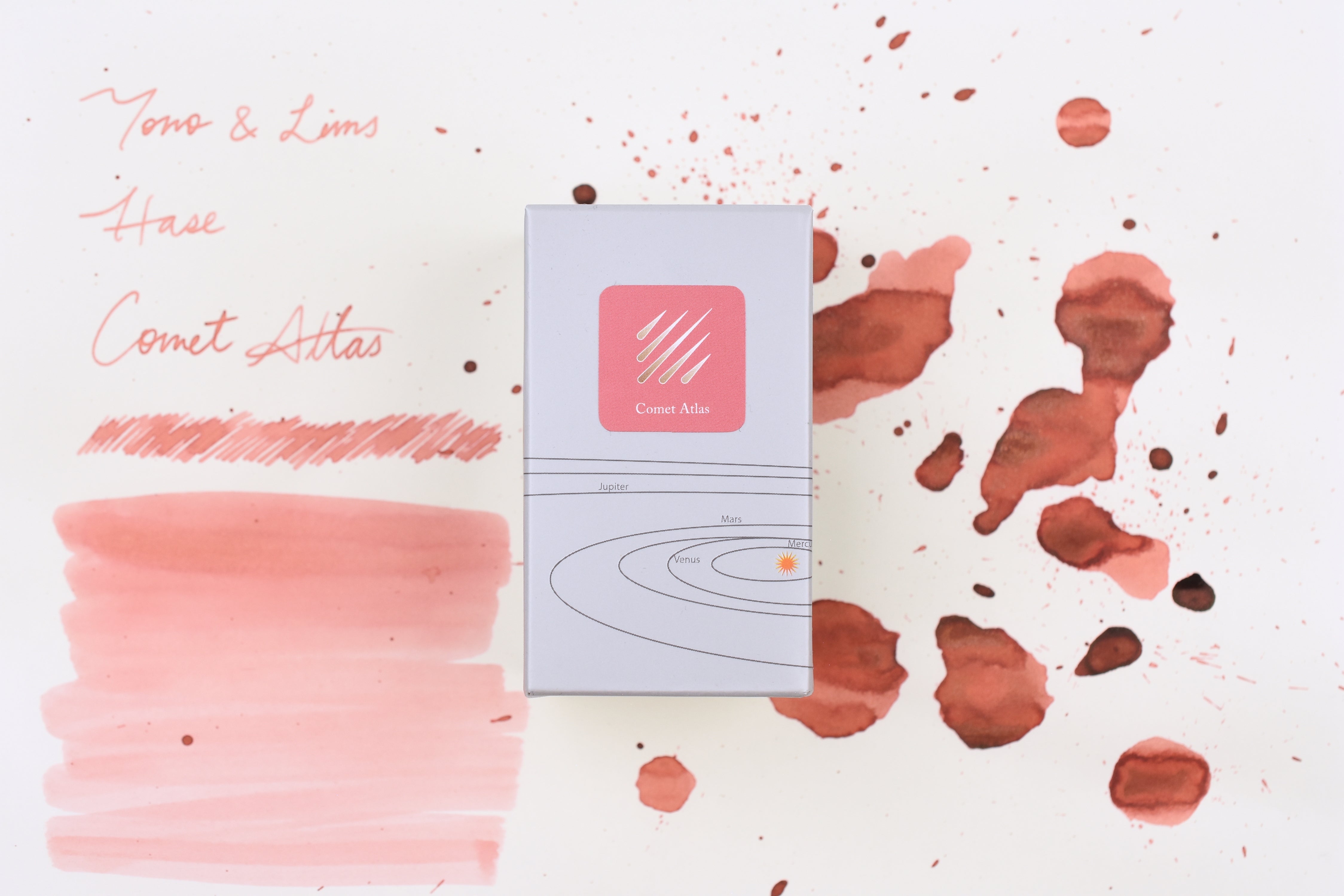 Tono & Lims Glass Pen Ink Bottle - Crystal Line - HASE - Comet Atlas ...