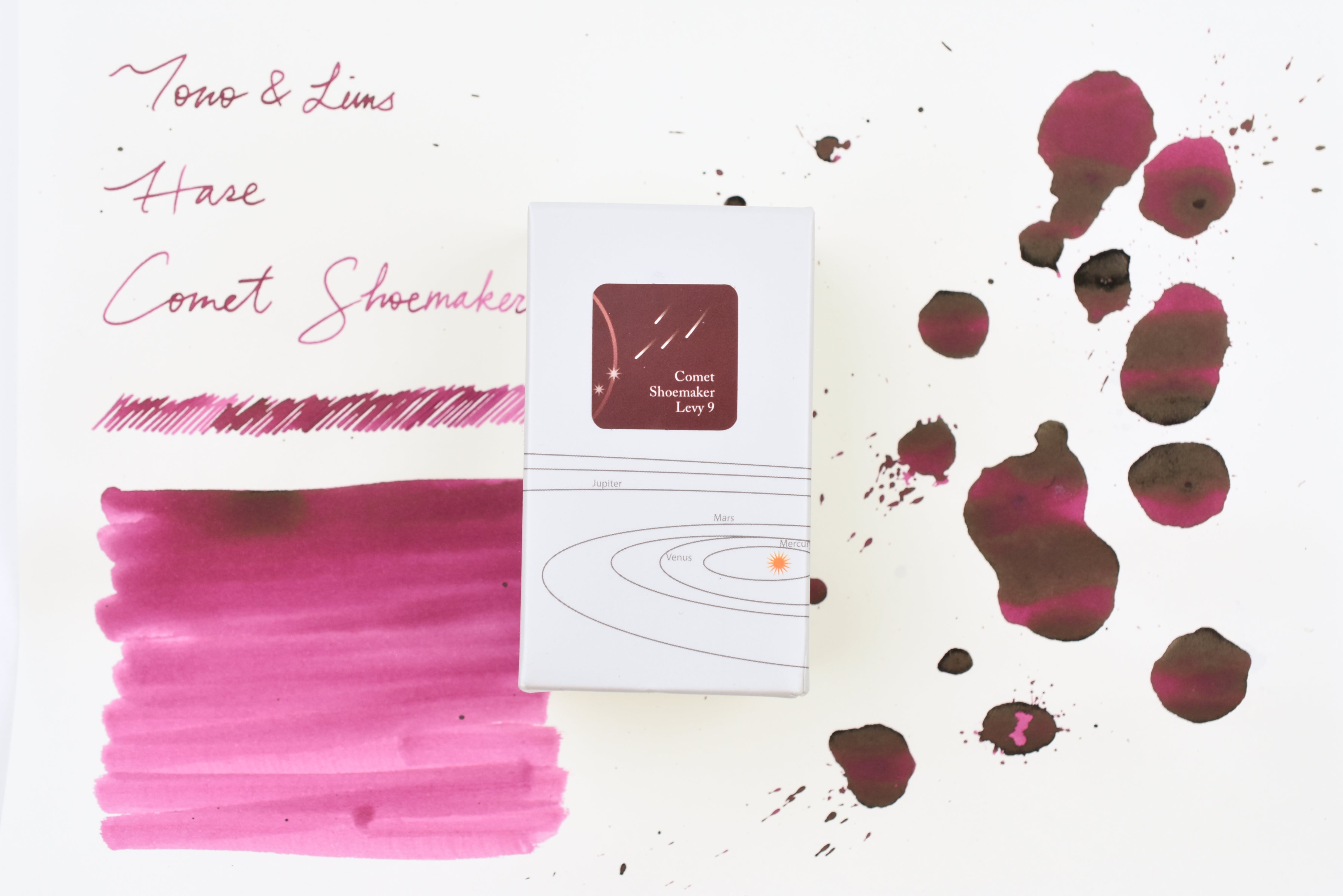 Tono & Lims Glass Pen Ink Bottle - Crystal Line - HASE - Comet Shoemak ...
