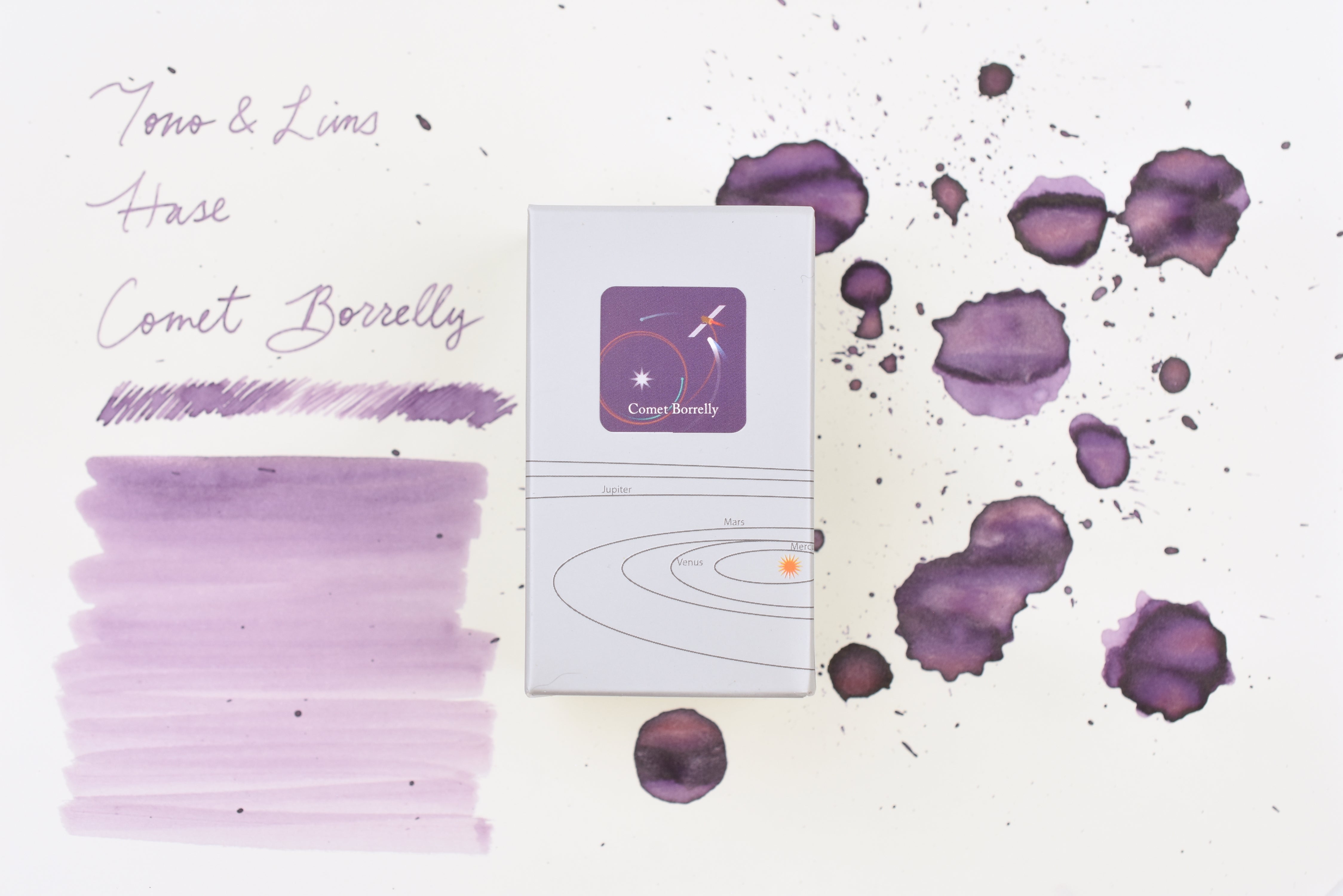 Tono & Lims Glass Pen Ink Bottle - Crystal Line - HASE - Comet Borrell ...