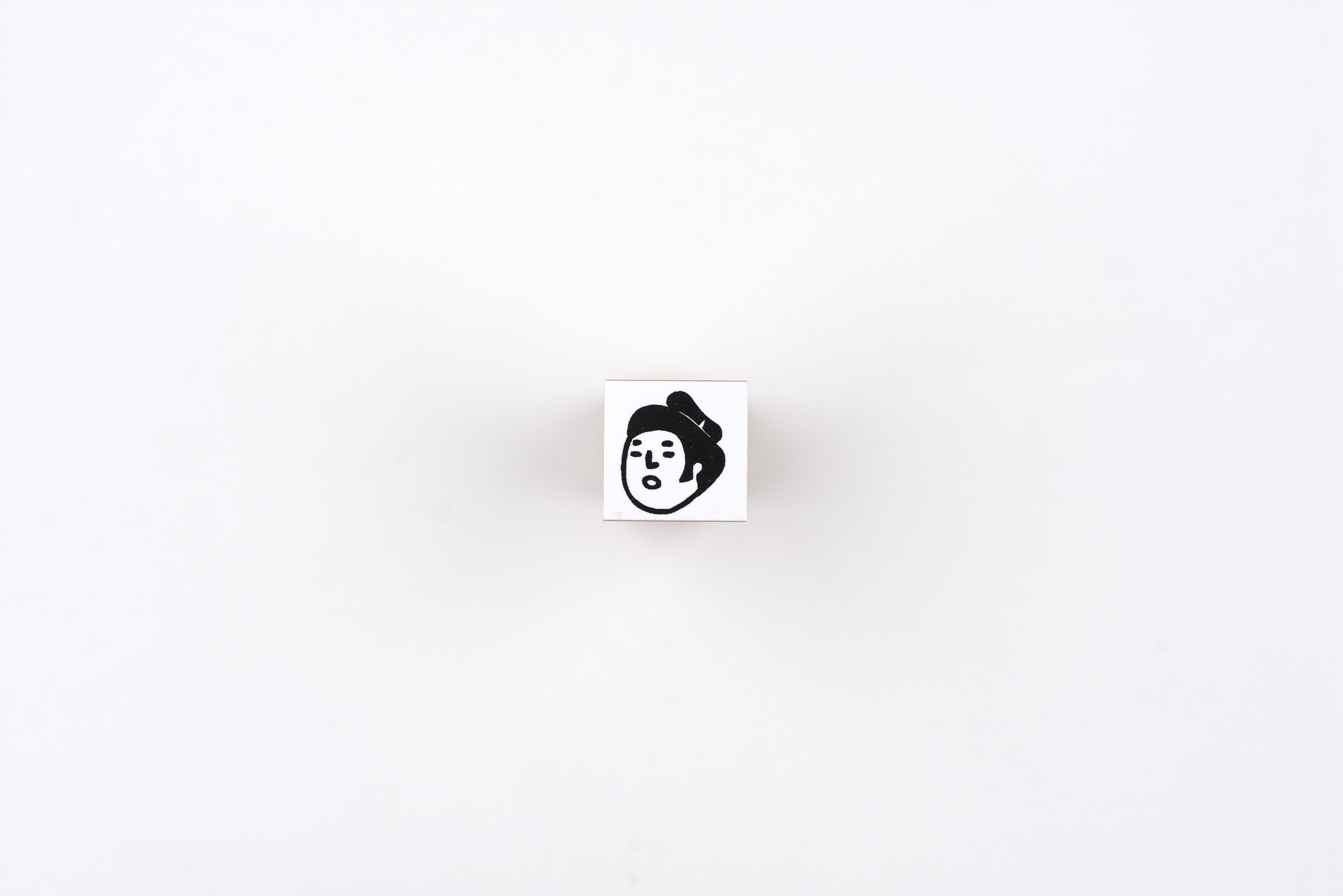 RiraRira Wooden Rubber Stamp - Sumo Wrestler's Face – Yoseka Stationery