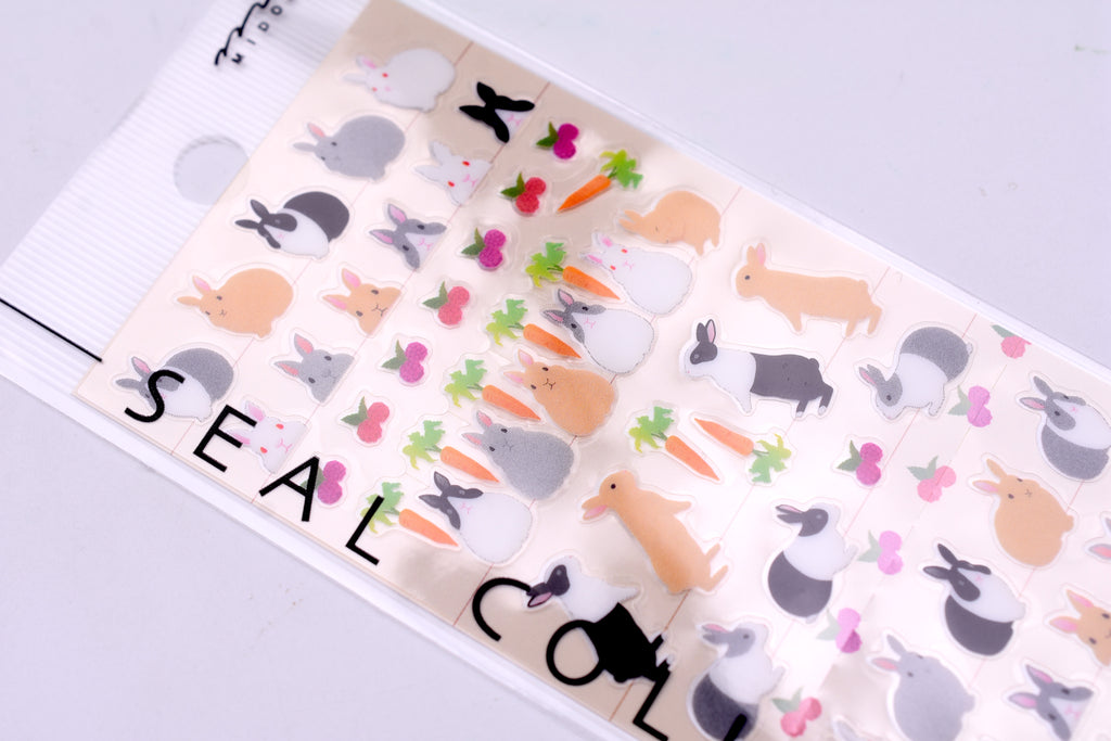 Midori Planner Sticker - Bunny Garden – Yoseka Stationery
