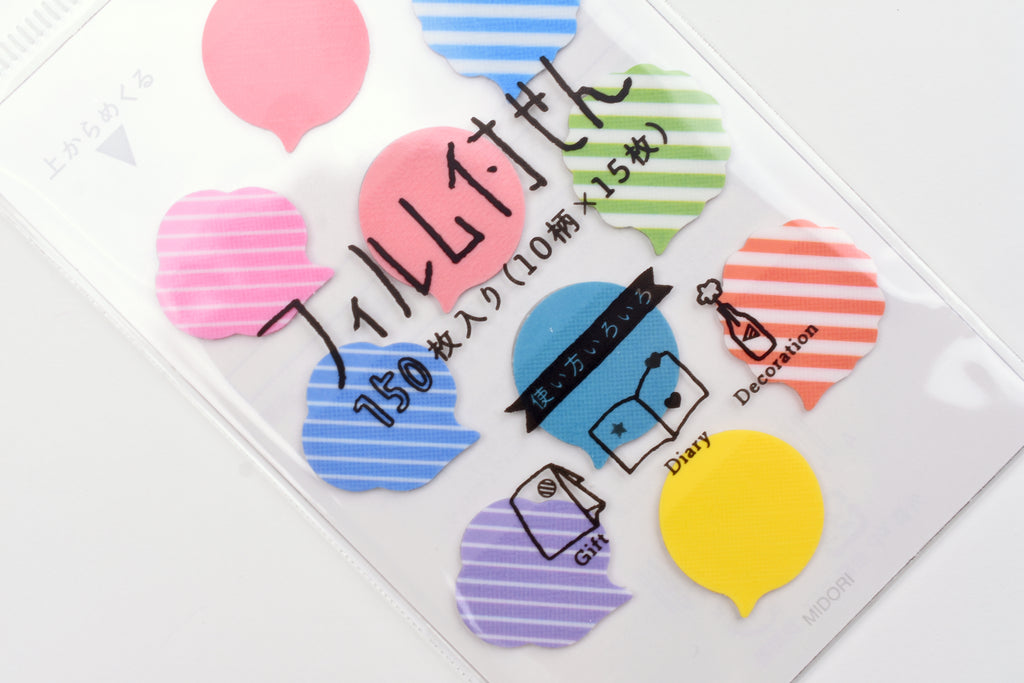 Midori Memo Film Mini Sticky Notes - Speech Bubbles – Yoseka Stationery