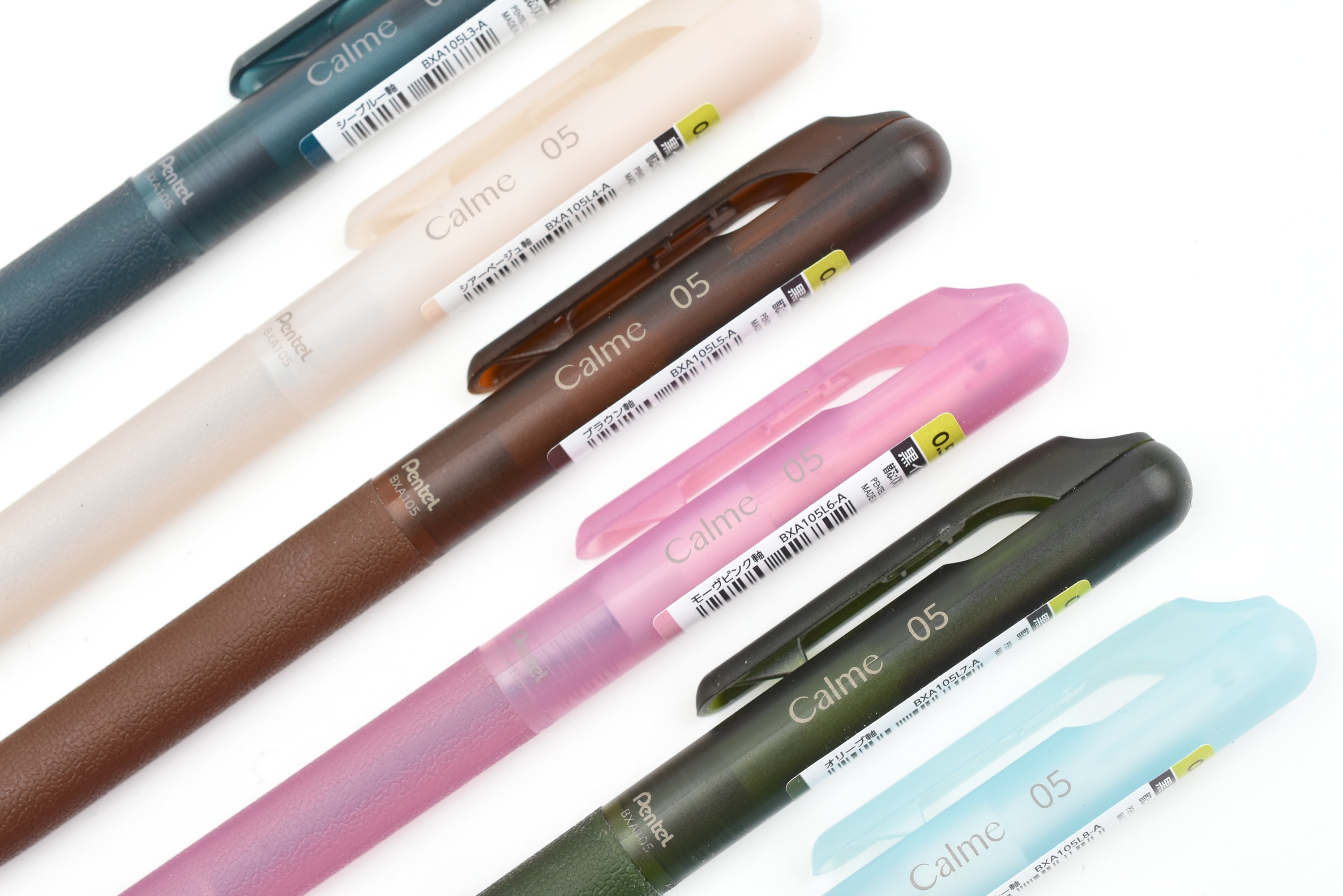 Pentel Calme Ballpoint Pen - Relaxed Frost Series - 0.5mm - Limited Ed ...