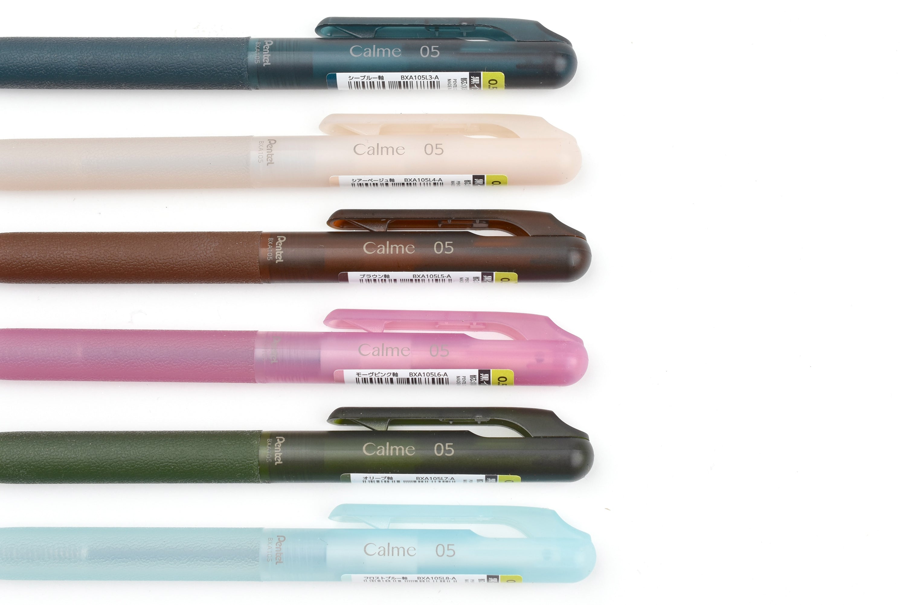 Pentel Calme Ballpoint Pen - Relaxed Frost Series - 0.5mm - Limited Ed ...