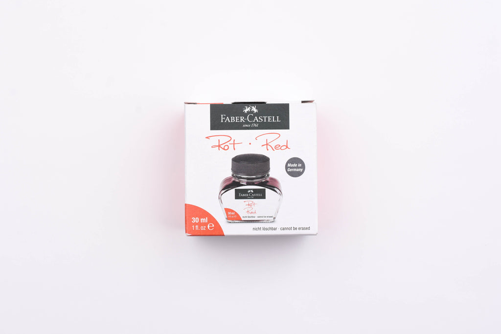 Faber-Castell - Fountain Pen Ink Bottles - Red - 30ml Bottle – Yoseka ...