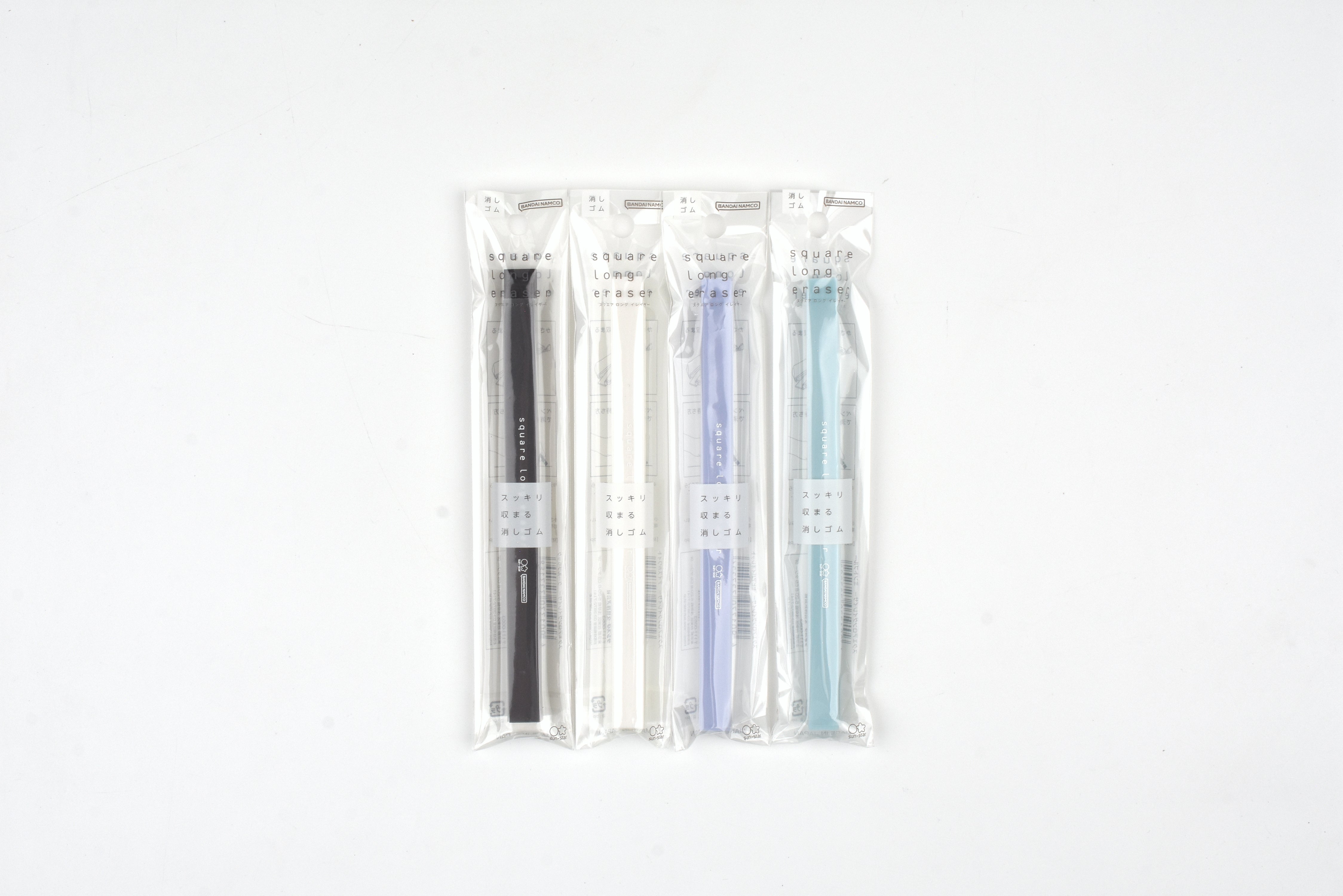 Sun-Star Square Long Eraser – Yoseka Stationery