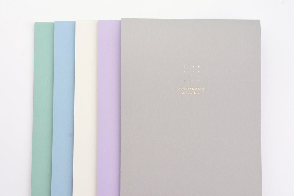 MD Paper Pad Soft Color - A5 - Dot Grid - Grey – Yoseka Stationery
