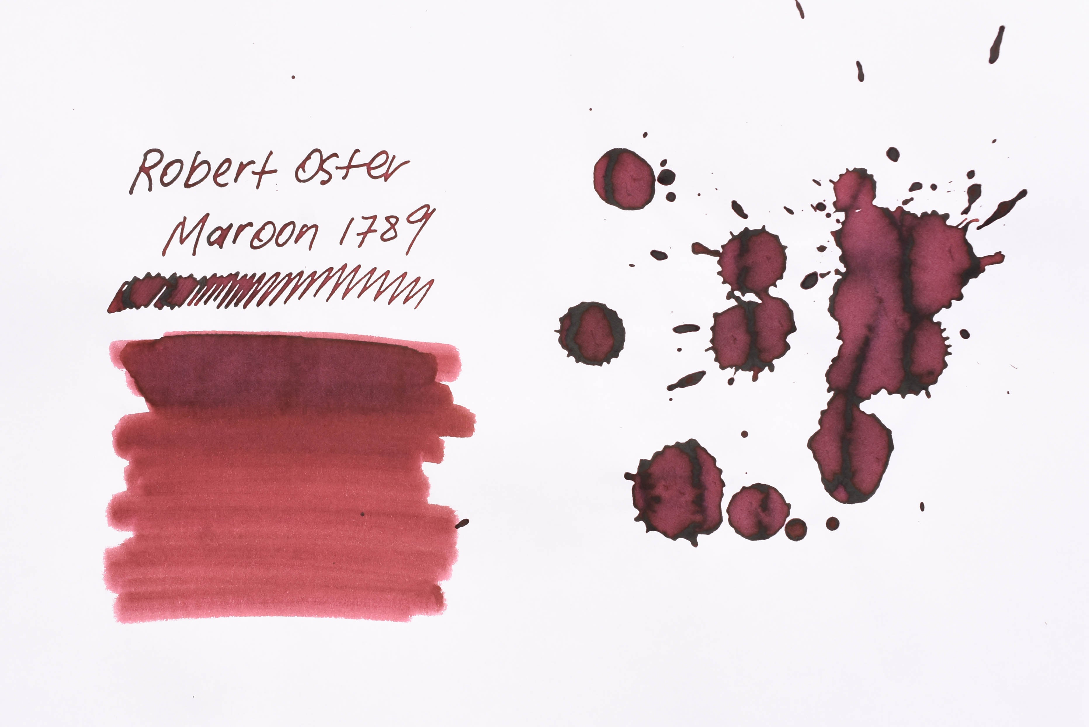 Robert Oster Signature Ink - Maroon 1789 - 50ml – Yoseka Stationery