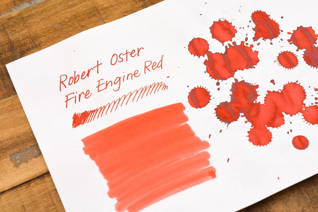 Robert Oster Signature Ink - Fire Engine Red - 50ml – Yoseka Stationery