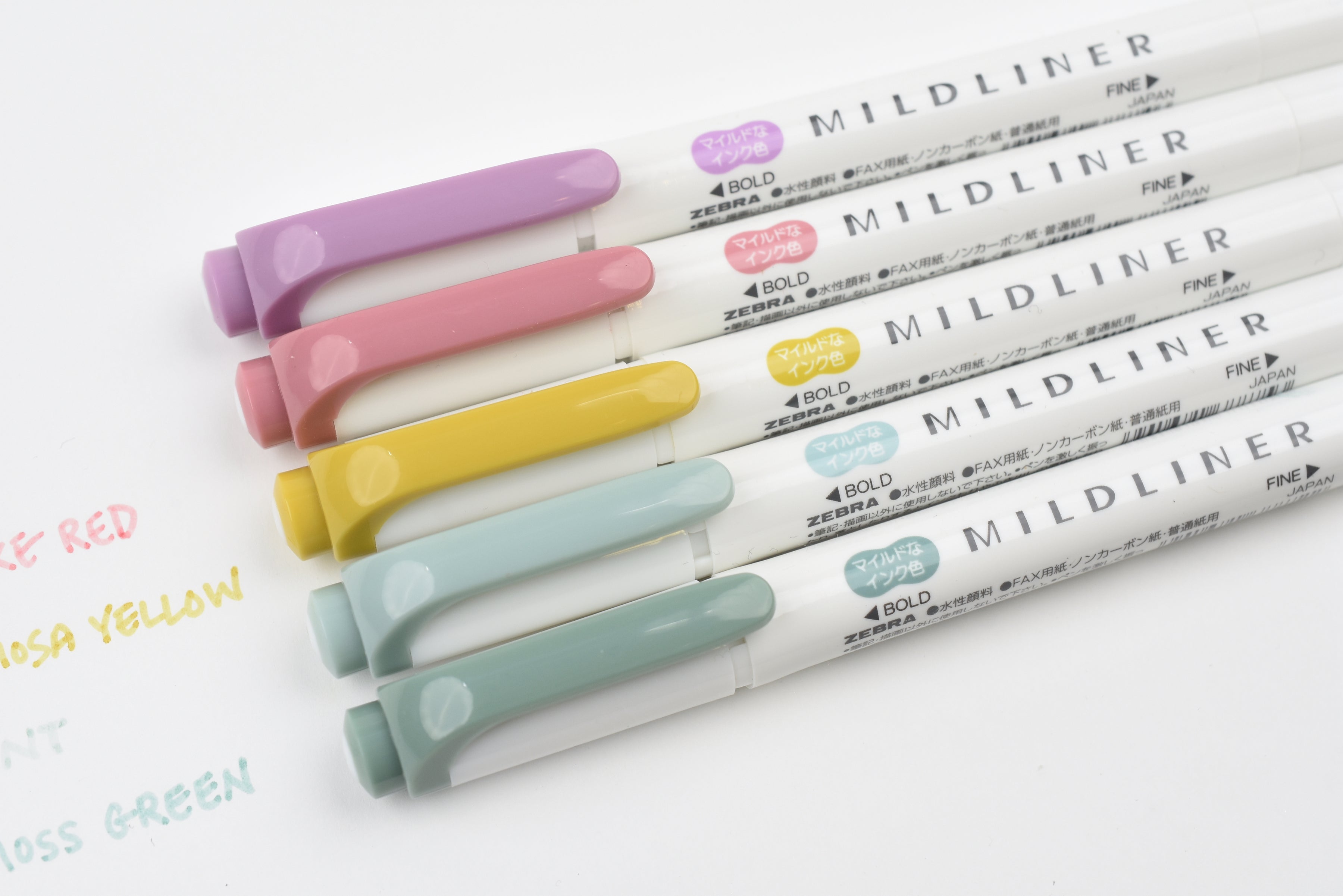 Zebra Highlighter Mildliner (with New 2025 Colors!) – Yoseka Stationery