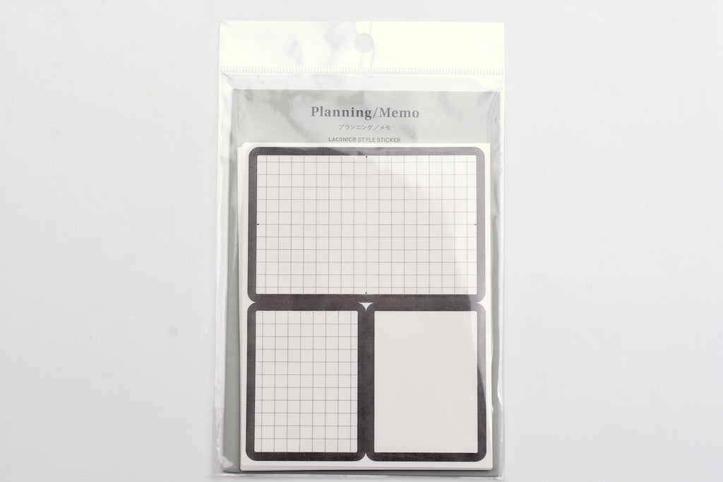 Laconic Style Sticker - Planning/Memo – Yoseka Stationery