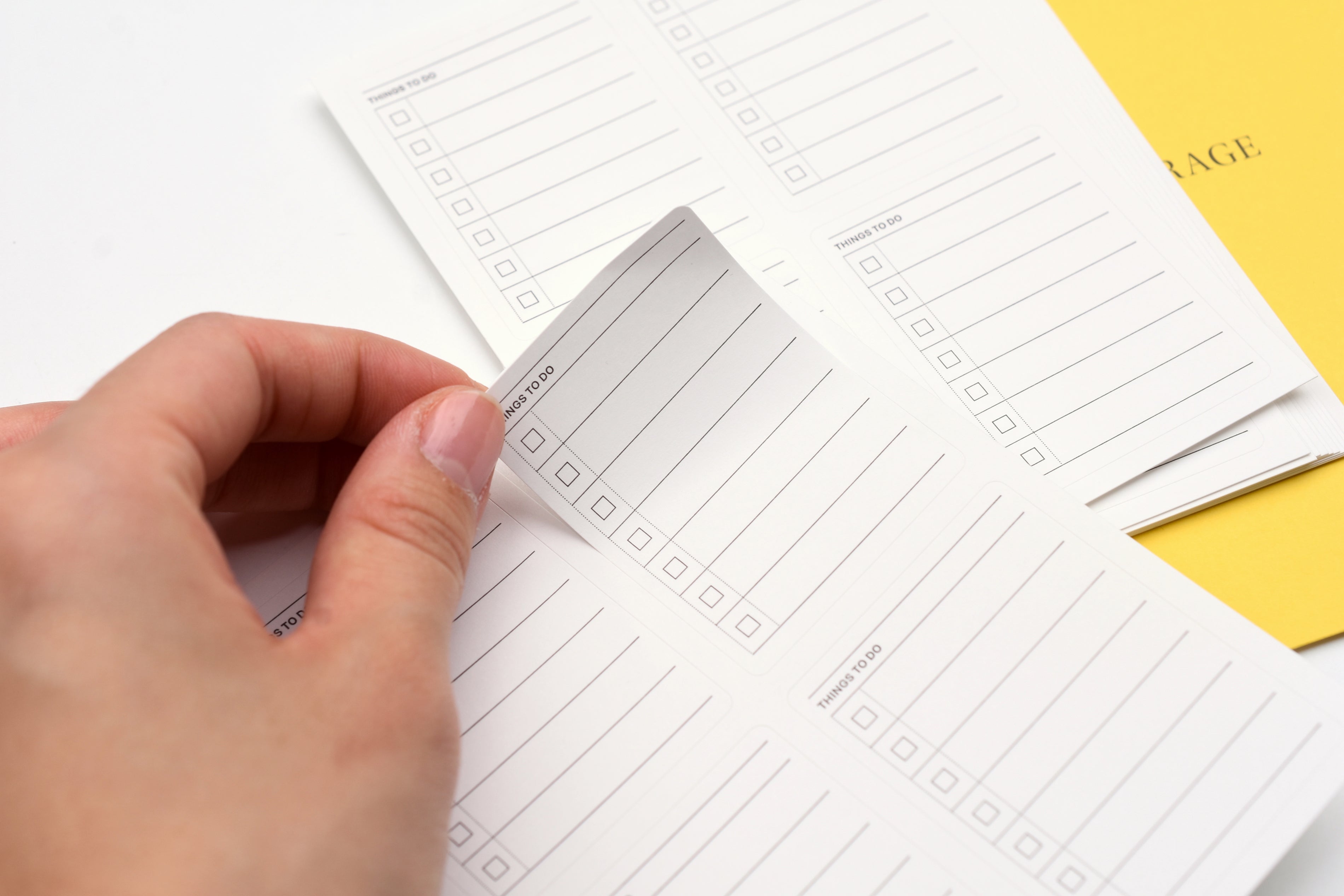 Laconic Style Sticker - Monthly – Yoseka Stationery