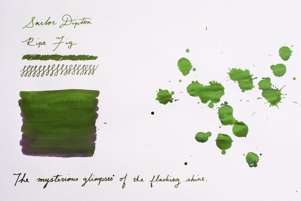 Sailor Dipton Sheening Ink - Ripe fig - 20mL Bottle – Yoseka Stationery