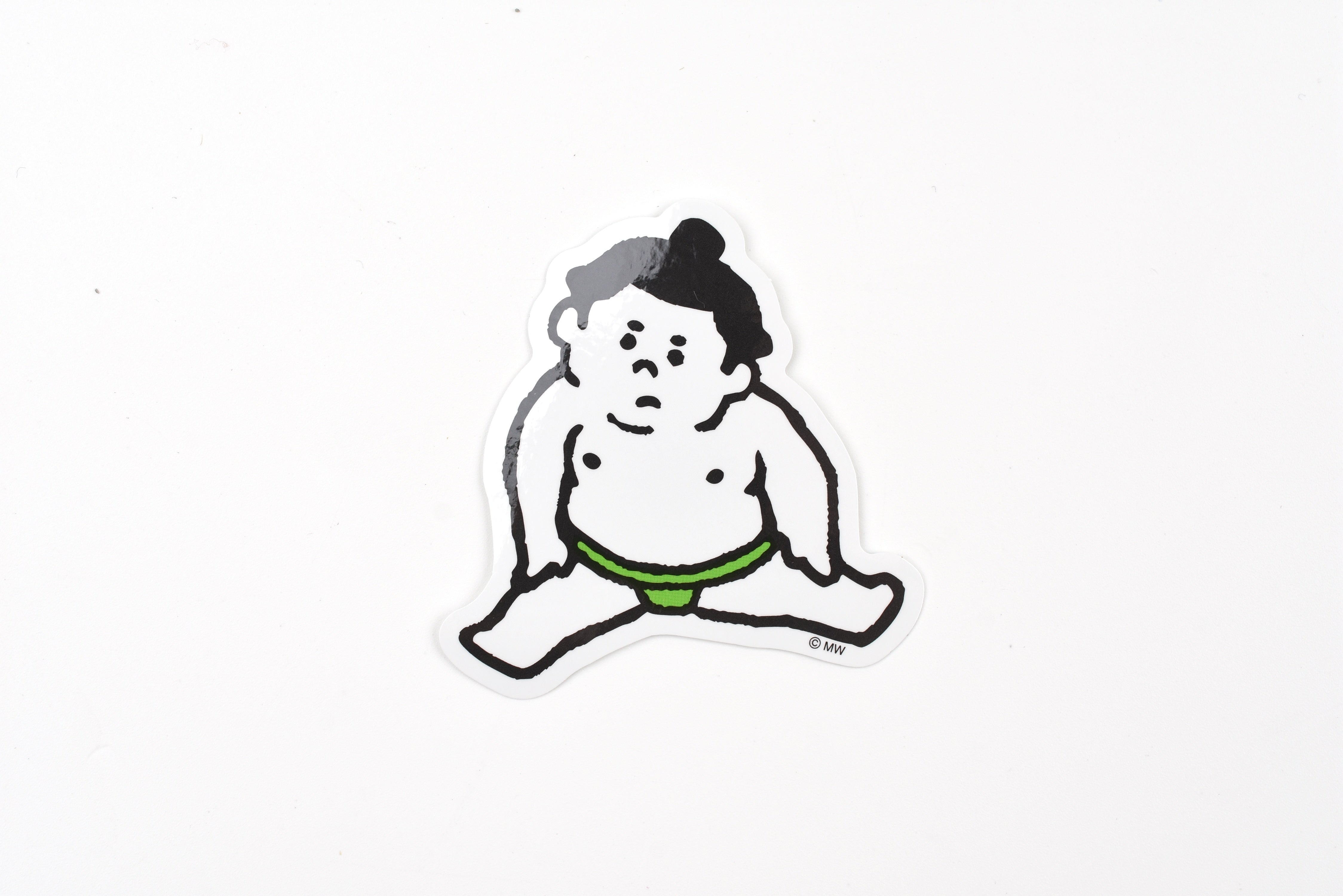 Mind Wave Sticker - Sumo Wrestlers - Shiko – Yoseka Stationery