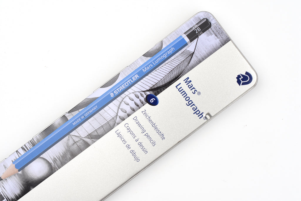 Staedtler Mars Lumograph 100 - Drawing Pencil - Set of 6 – Yoseka Stationery