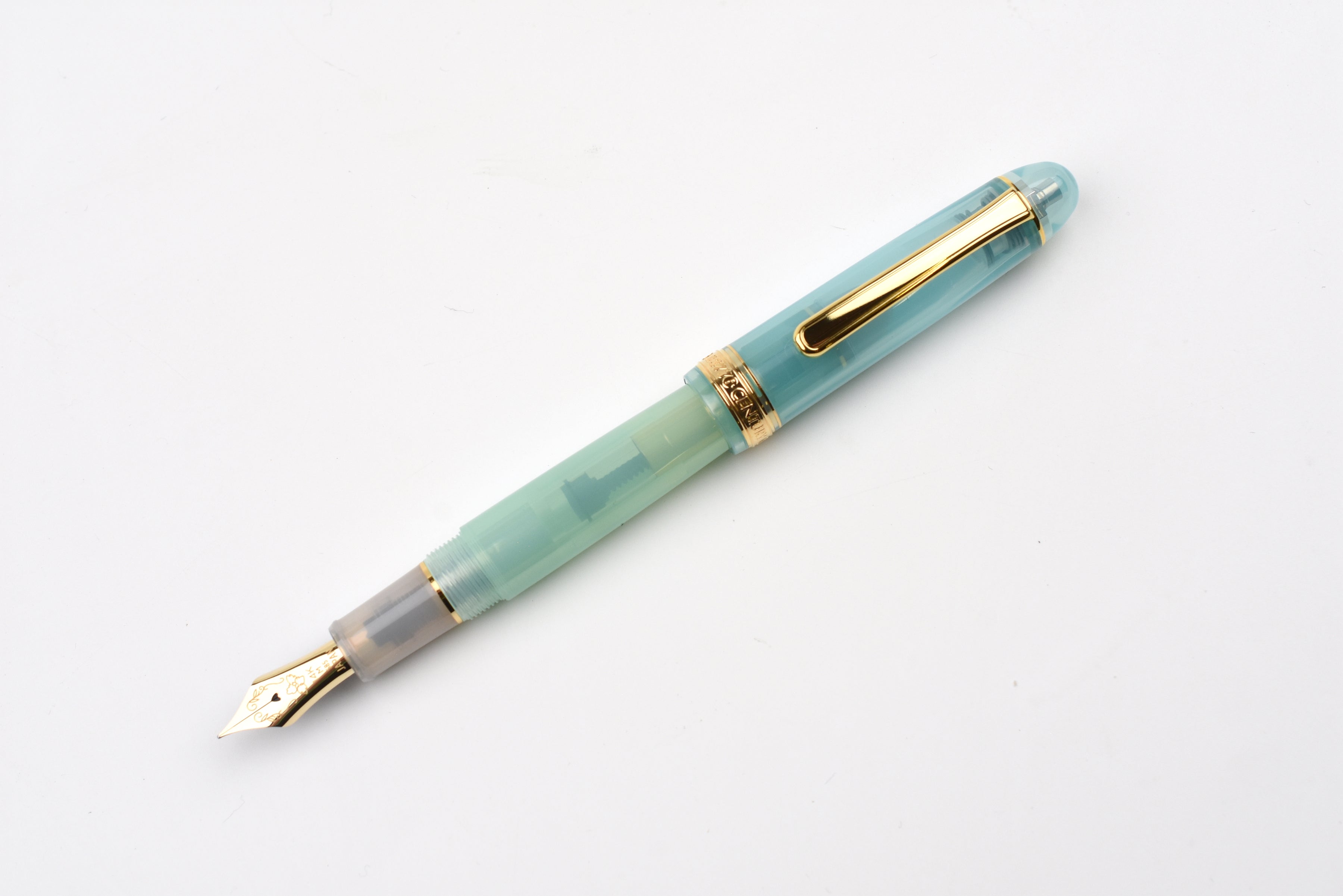 NBC x Platinum Century 3776 Fountain Pen - Peppermint Tea - Limited Ed ...