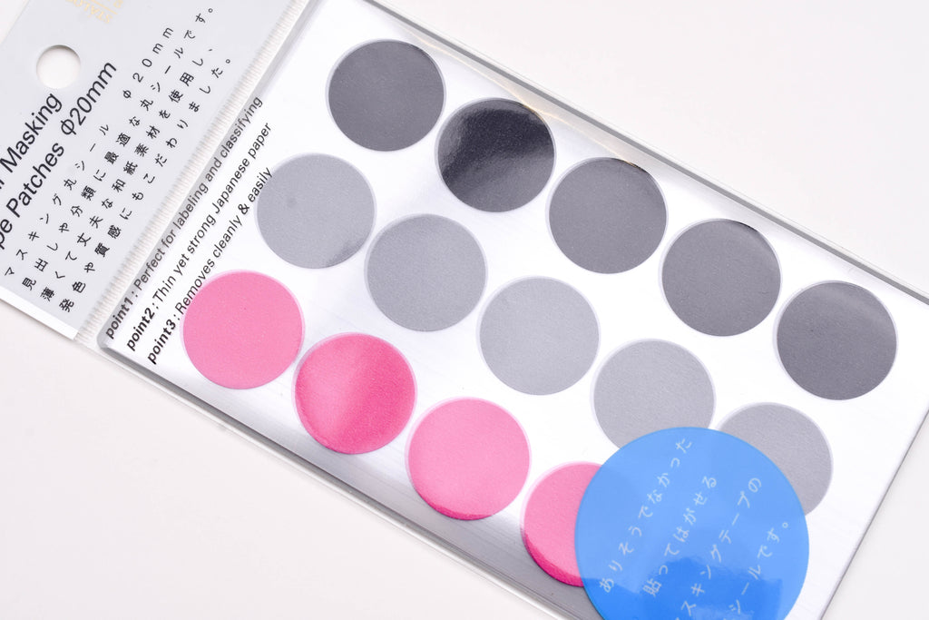 Stalogy Circular Masking Tape Patches 20mm - Space – Yoseka Stationery