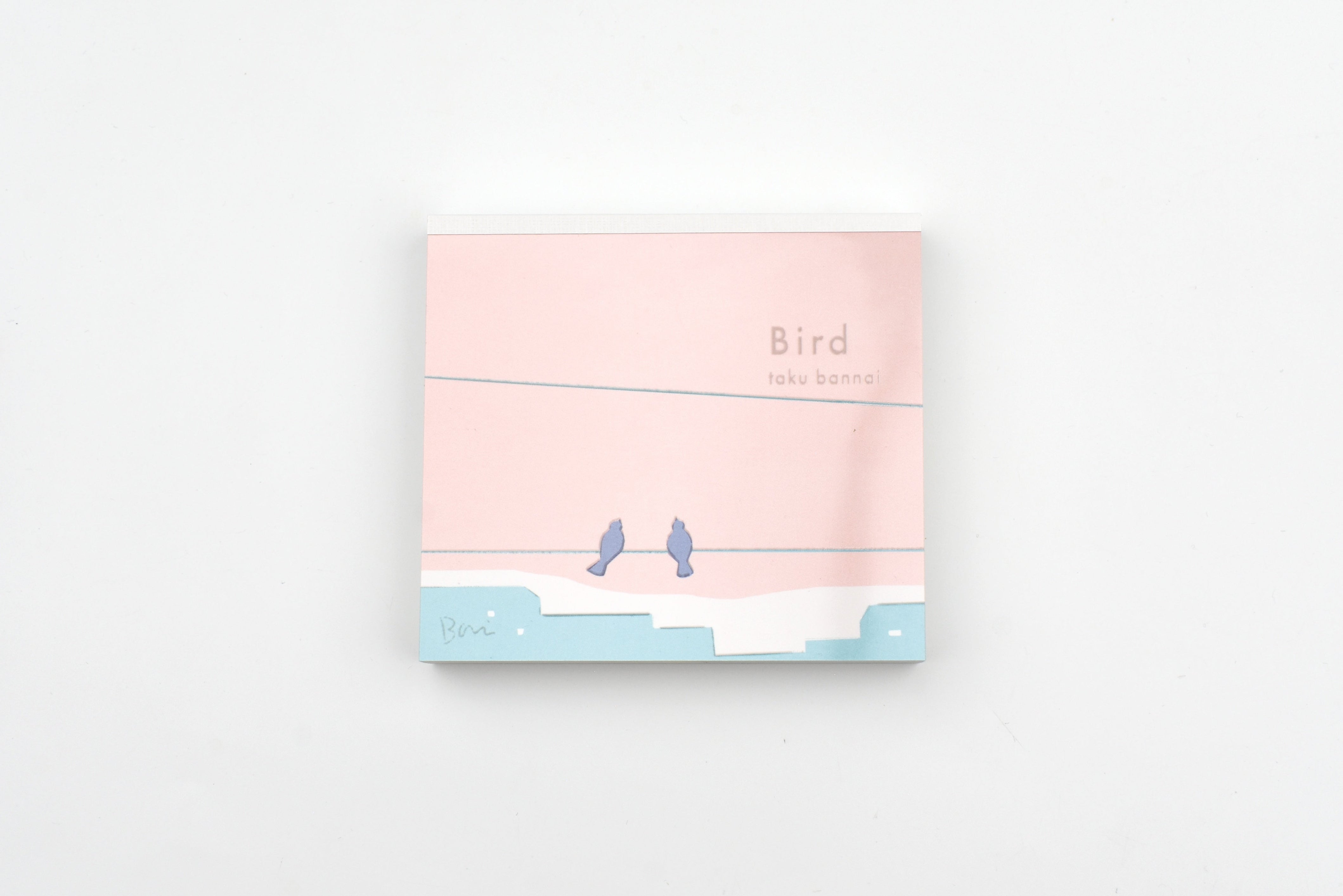 Cozyca - Taku Bannai Memo Pad - Bird – Yoseka Stationery
