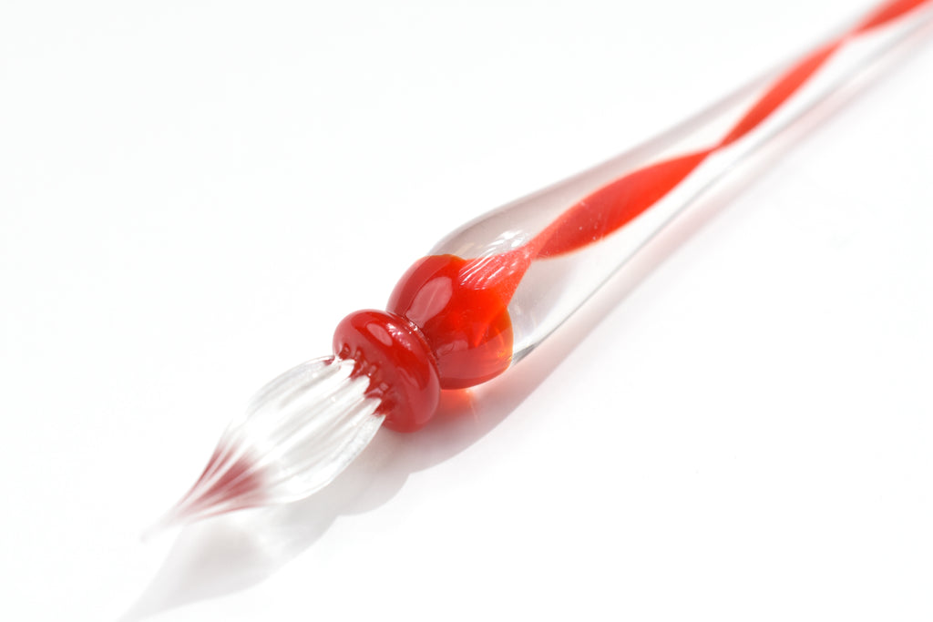 Teranishi Guitar Glass Pen - Ribbon Design – Yoseka Stationery