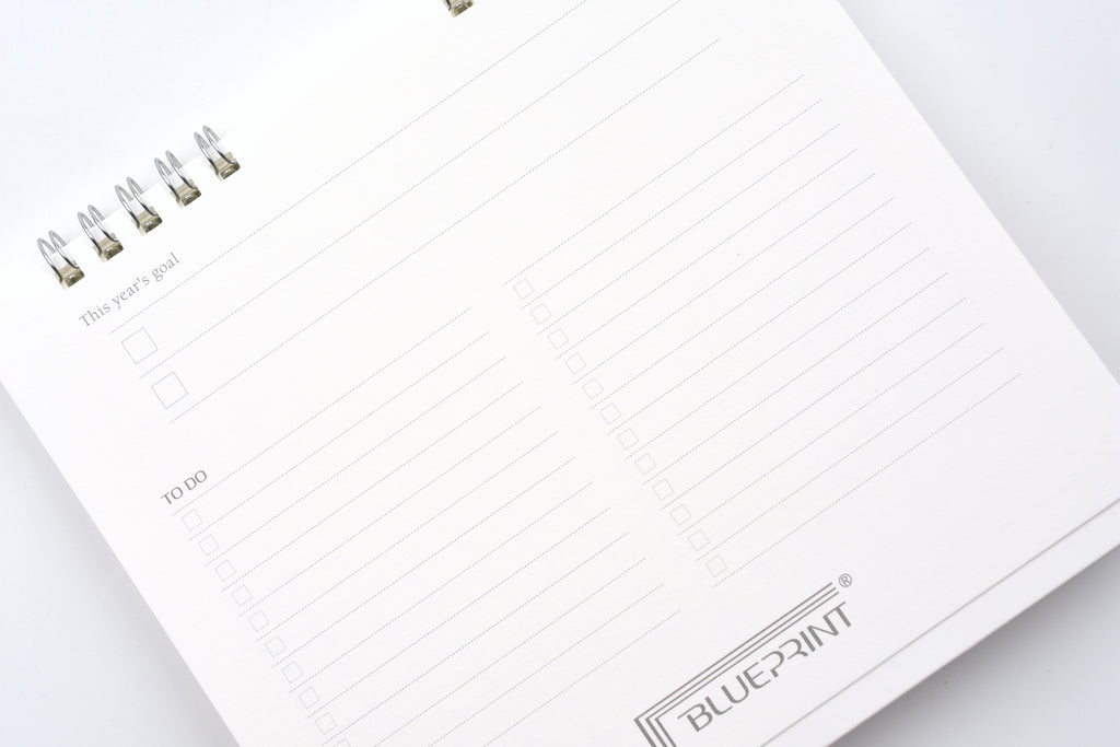 Blueprint Goal Achievement 2-Year Calendar – Yoseka Stationery