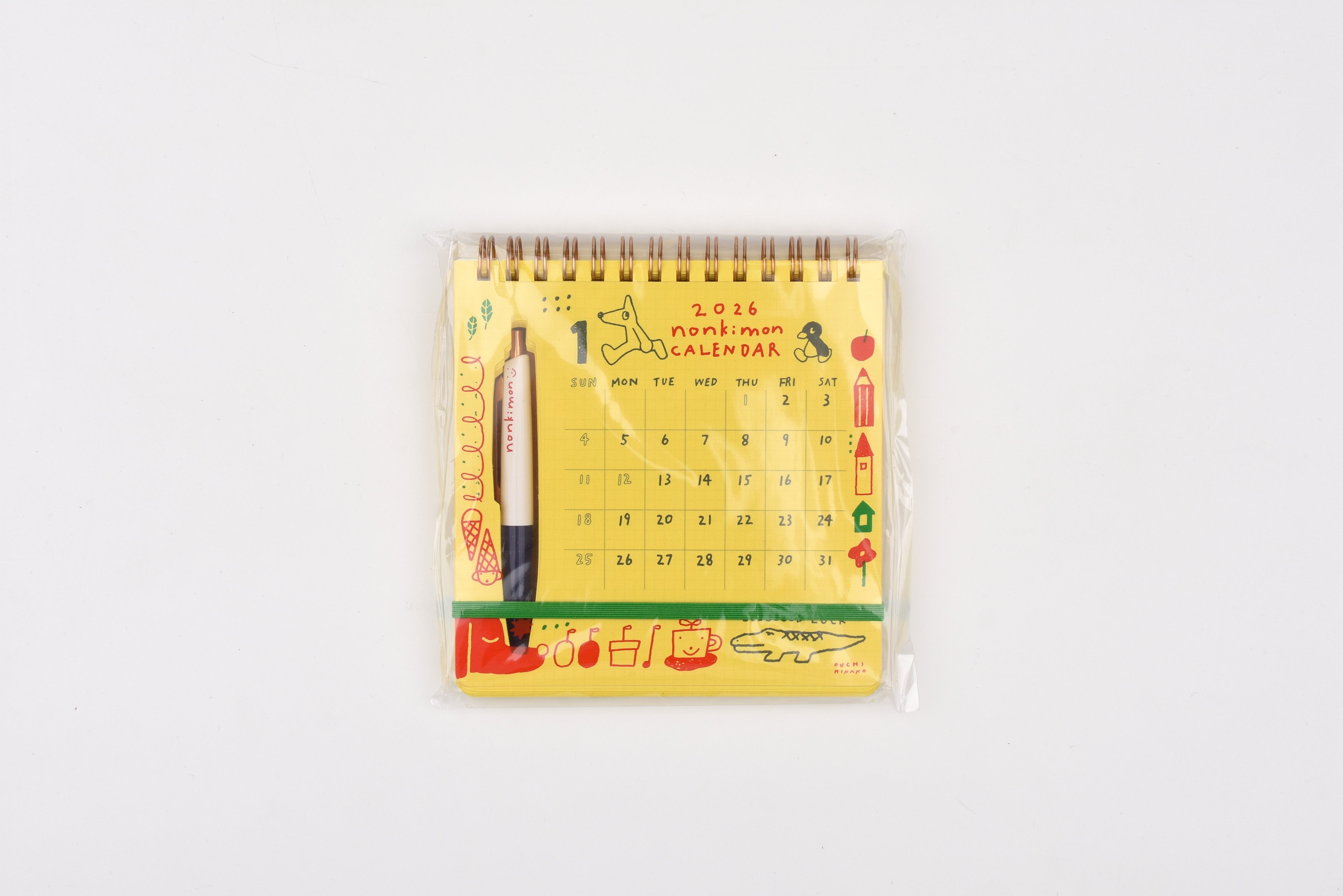 Shinnippon x Hinako Ouchi 2026 - Scribble Calendar – Yoseka Stationery