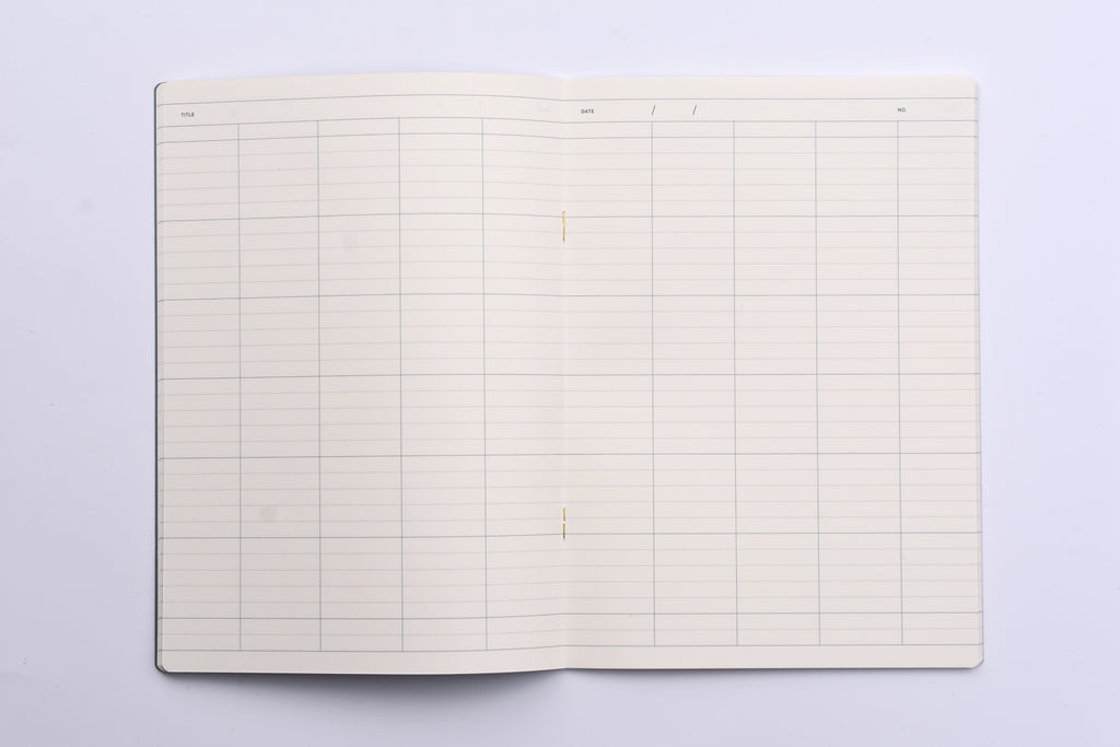 Laconic Style Notebook - Spreadsheet - A5 – Yoseka Stationery