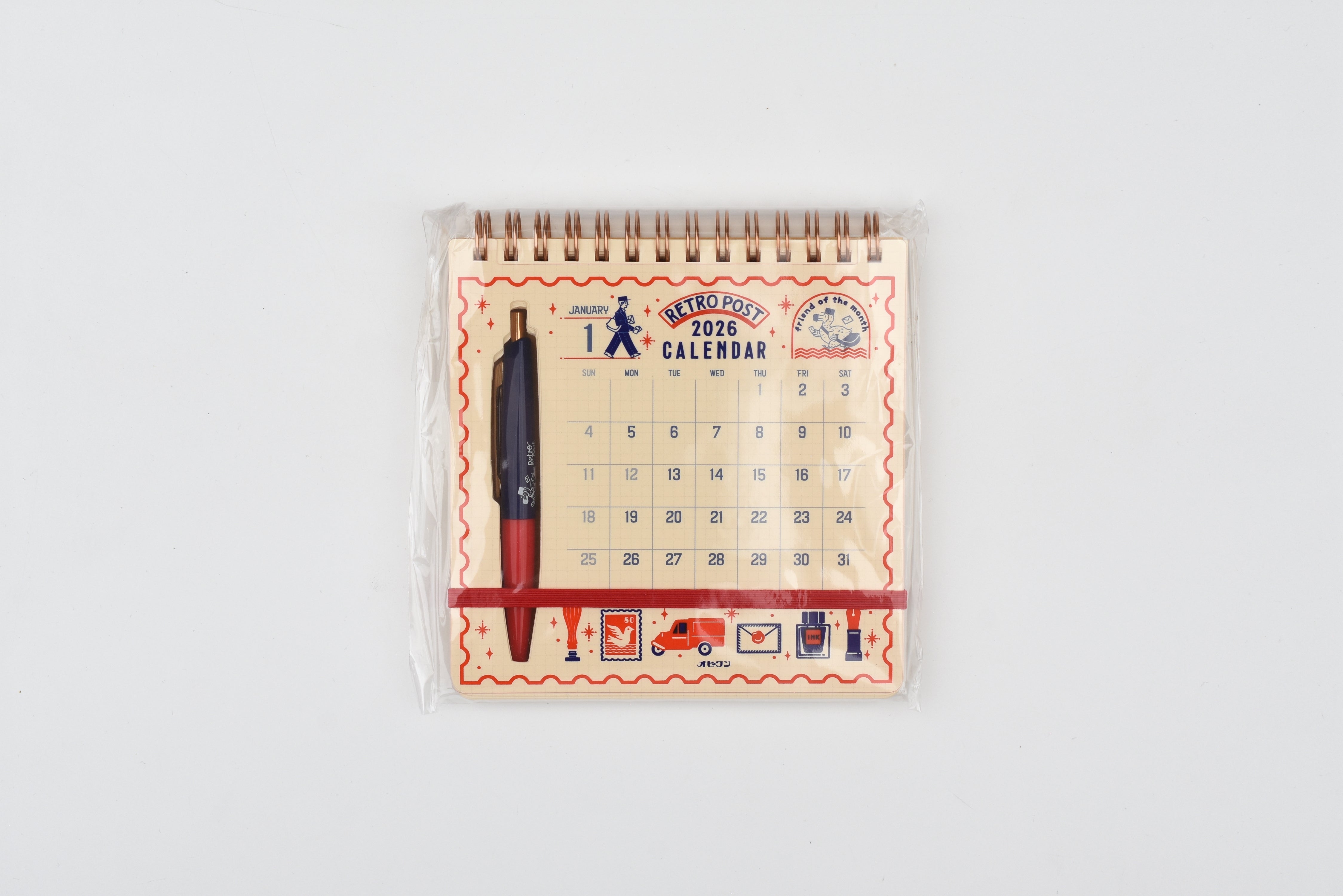 Shinnippon x Ob1 2026 - Scribble Calendar – Yoseka Stationery