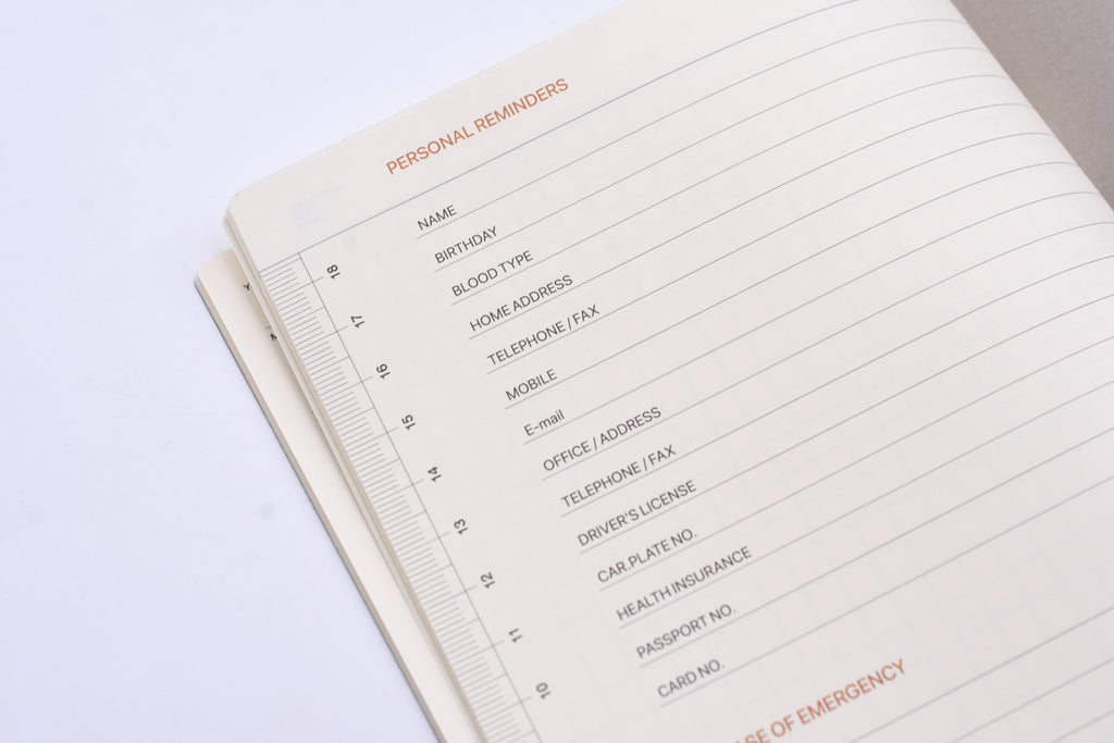 Laconic Style Notebook - Weekly - A5 – Yoseka Stationery