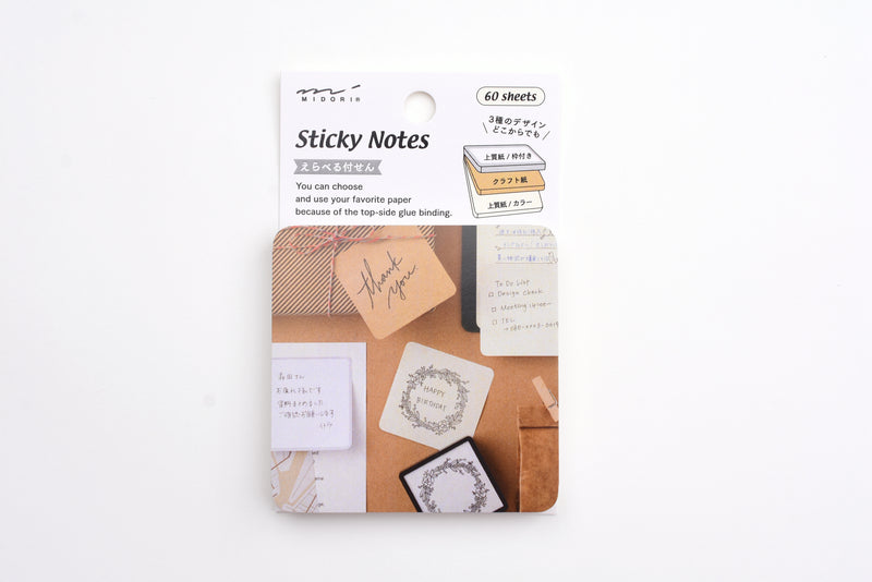 Midori Pickable Sticky Notes - Colors – Yoseka Stationery