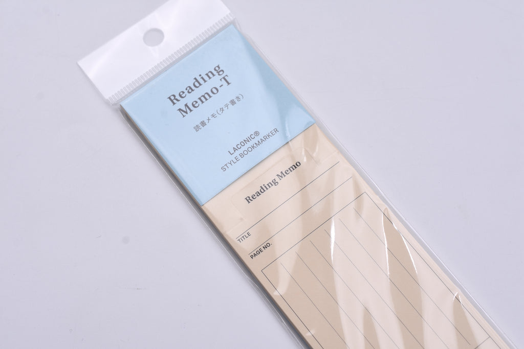 Laconic Style Bookmarker - Reading Memo - Vertical – Yoseka Stationery