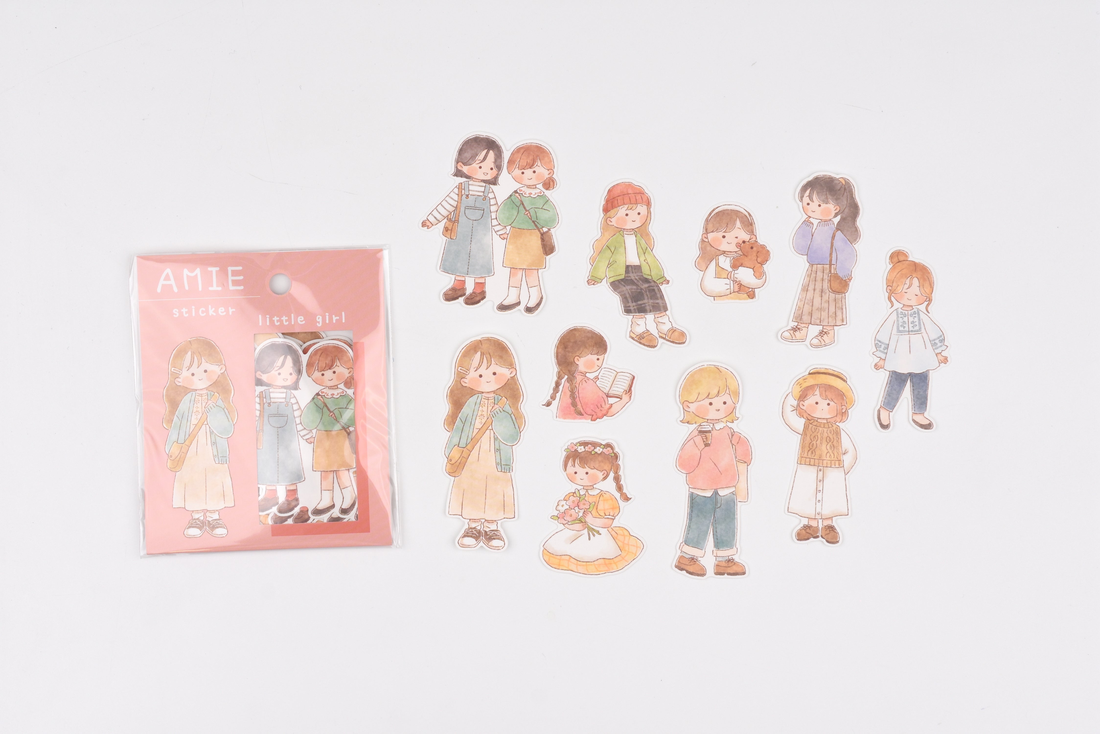 Mind Wave Sticker - Amie - Little Girl – Yoseka Stationery