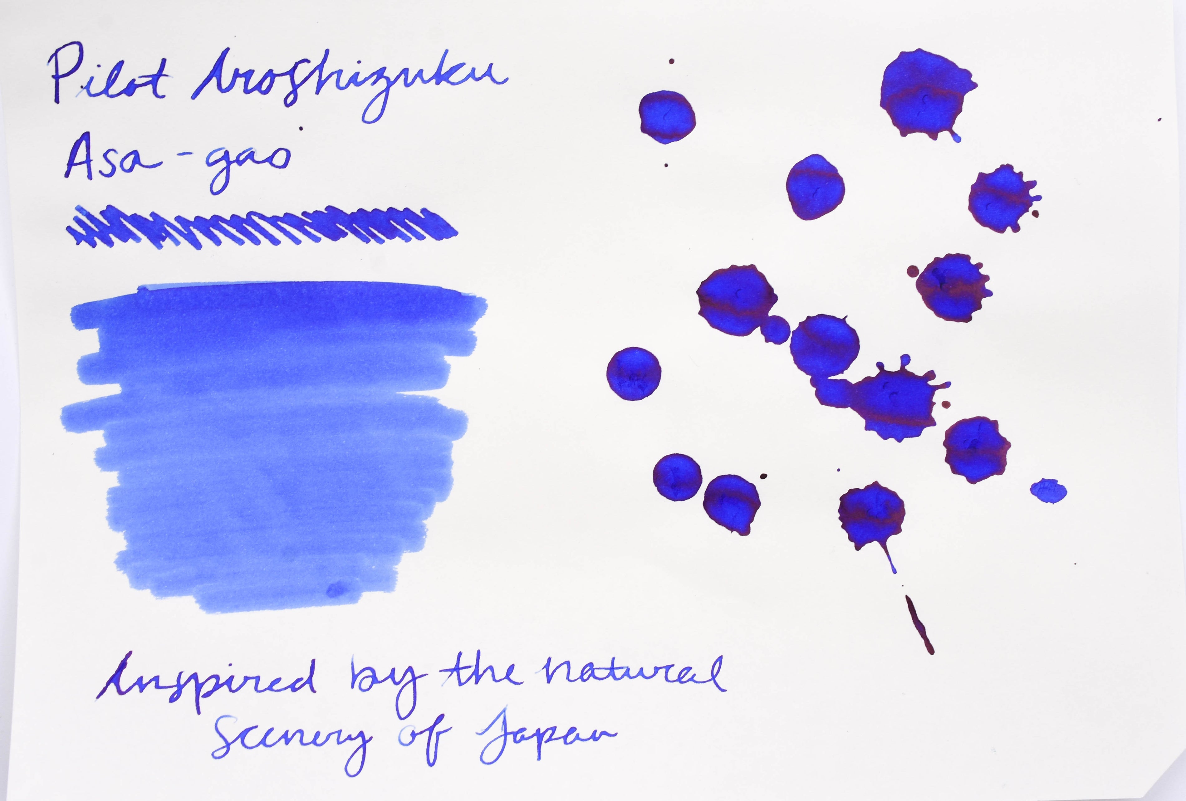 Pilot Iroshizuku Ink - Asa-gao - 50 mL Bottle Ink – Yoseka Stationery