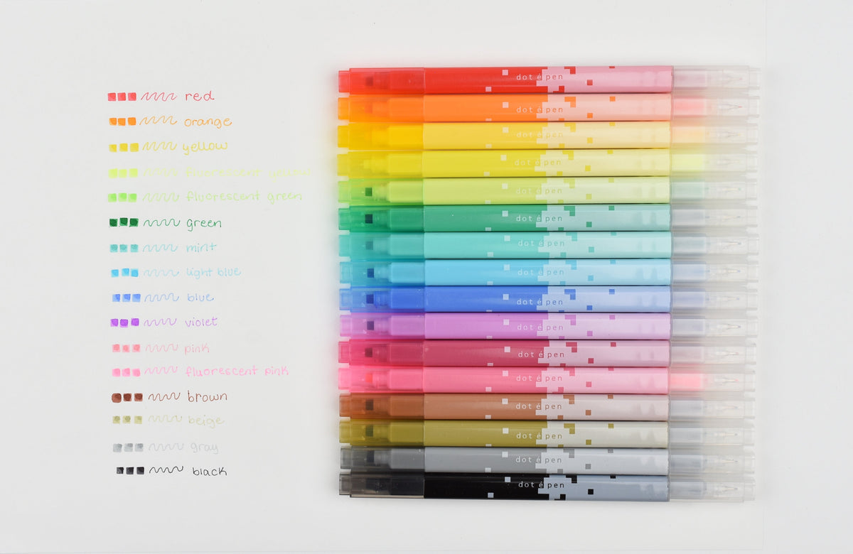 Sun-Star dot e pen Square Marker – Yoseka Stationery