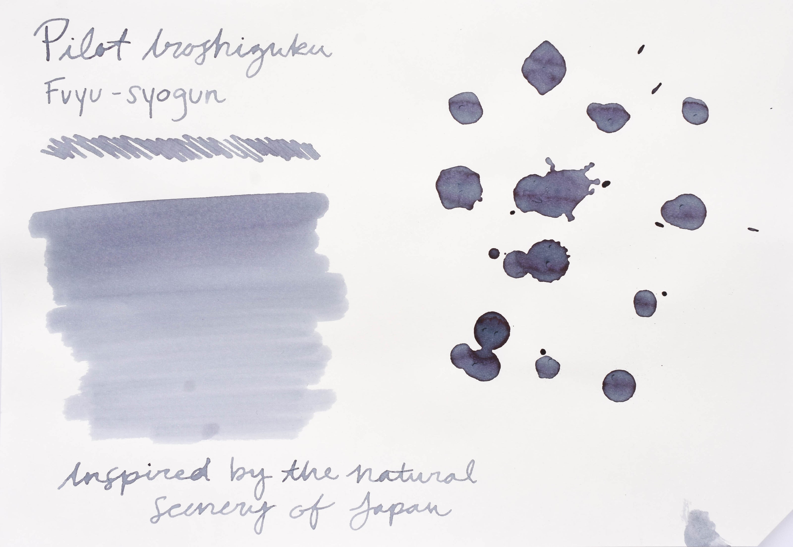Pilot Iroshizuku Ink - Fuyu-syogun - 50 mL Bottle Ink – Yoseka Stationery
