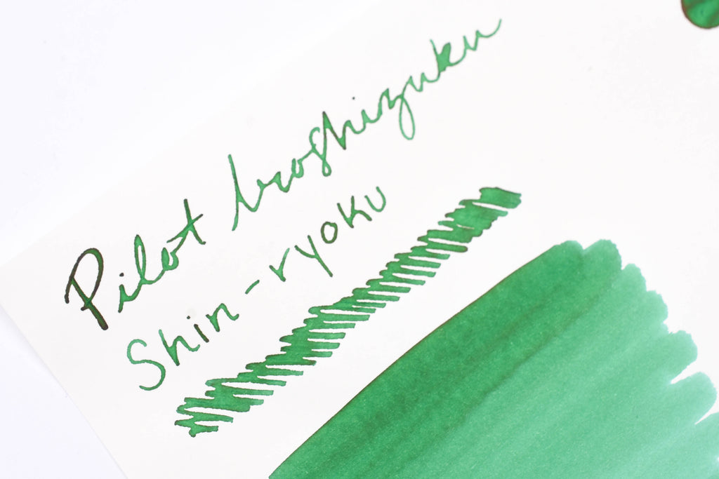 Pilot Iroshizuku Ink - Shin-ryoku - 50 mL Bottle Ink – Yoseka Stationery